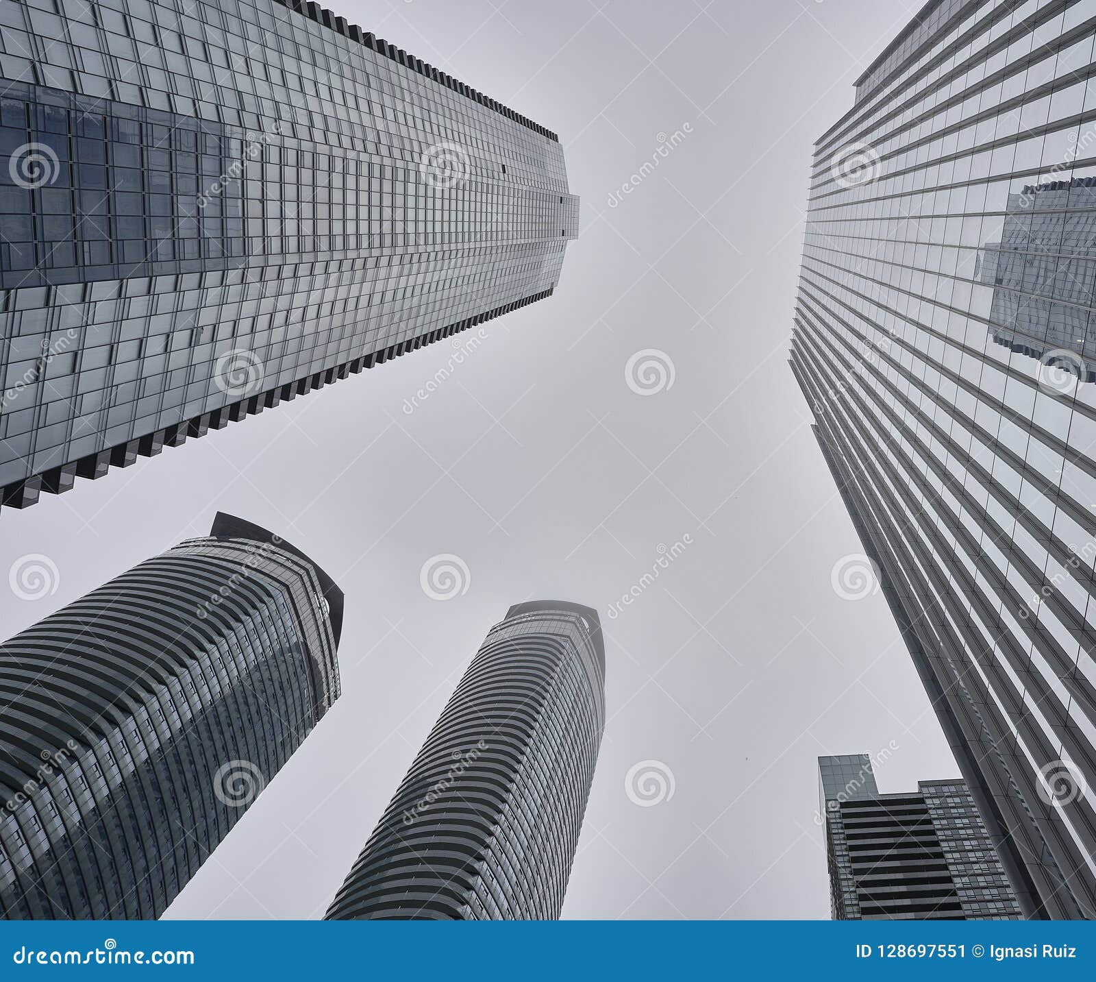 Skyscraper from below stock image. Image of financial - 128697551