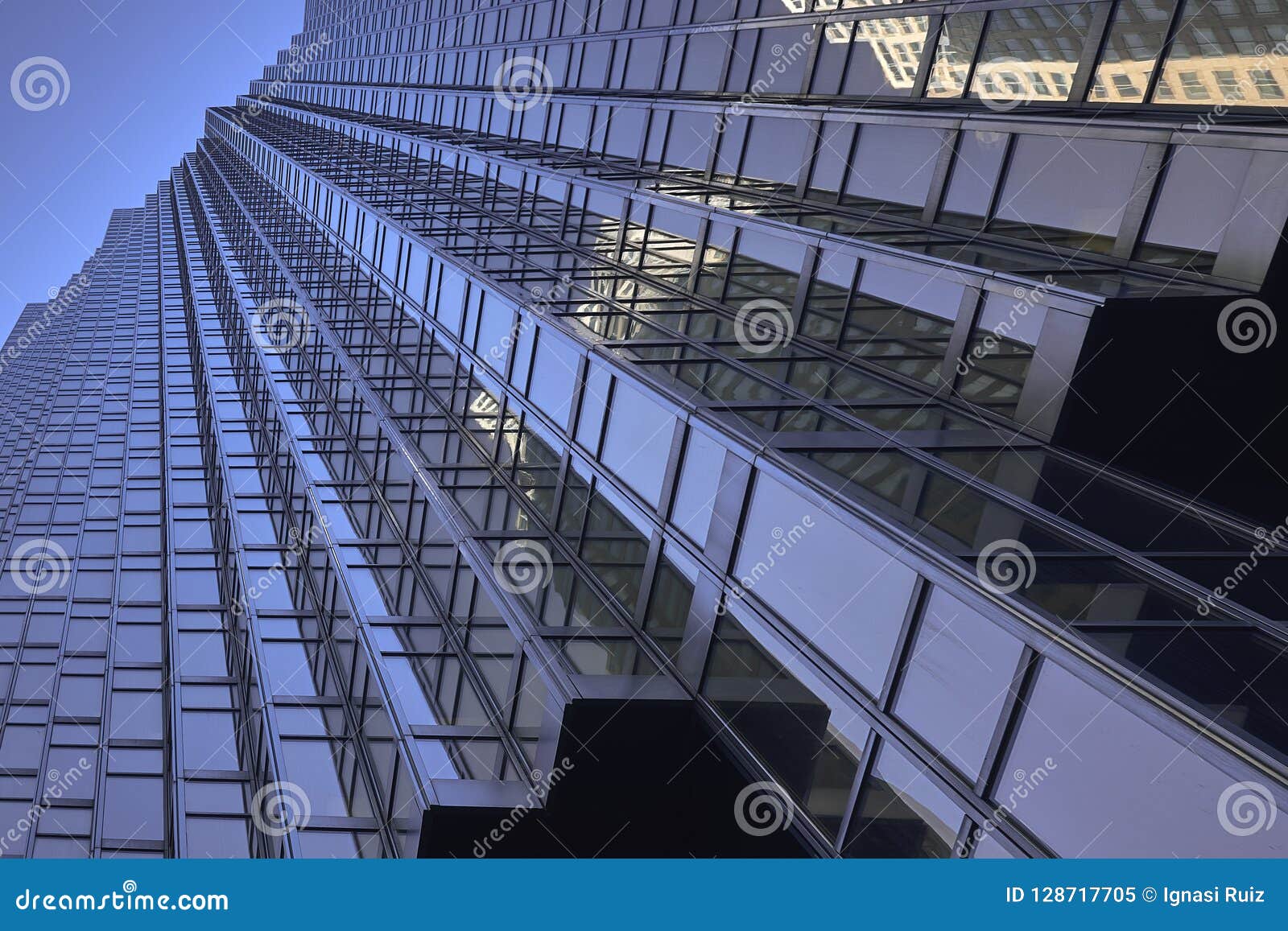 Skyscraper from below stock image. Image of diminishing - 128717705