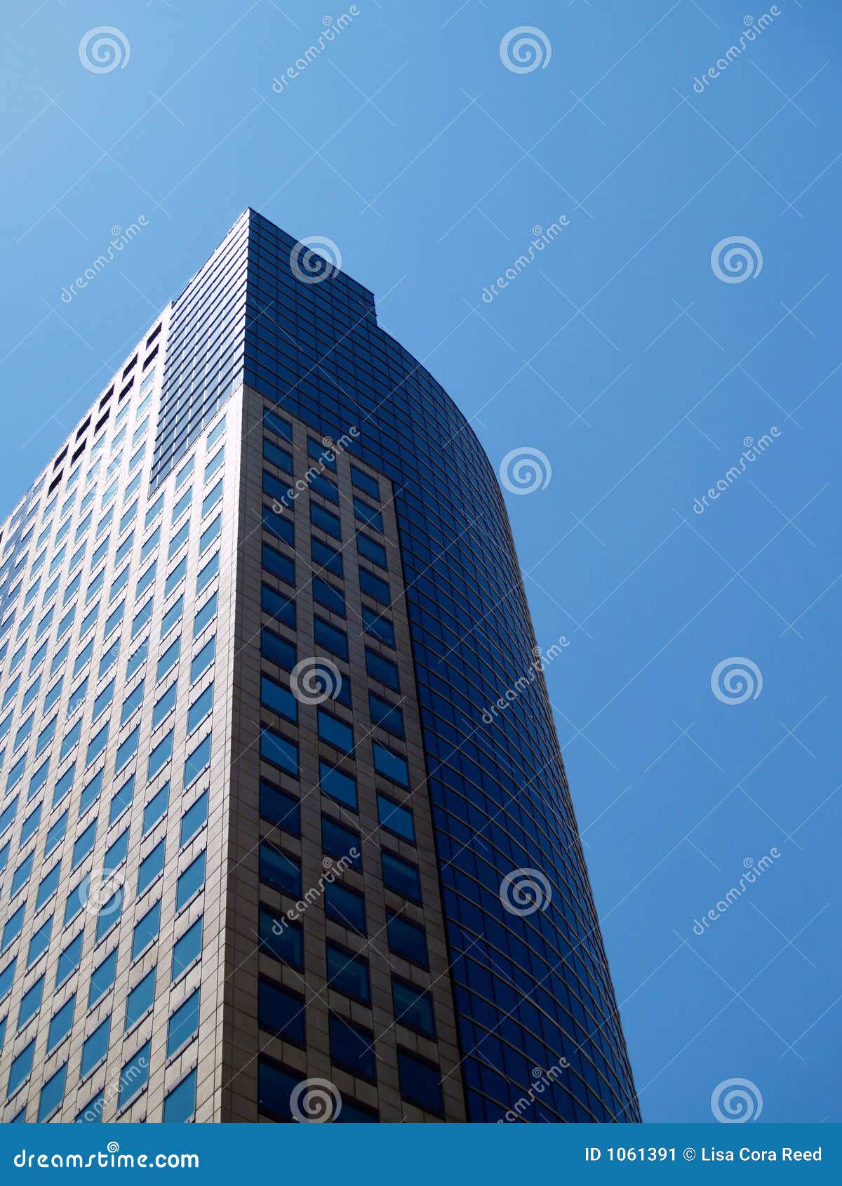 Skyscraper and blue sky stock image. Image of exterior - 1061391