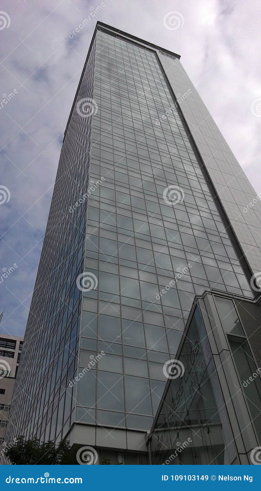 Skyscraper & Building Along the Street of Japan Stock Image - Image of ...