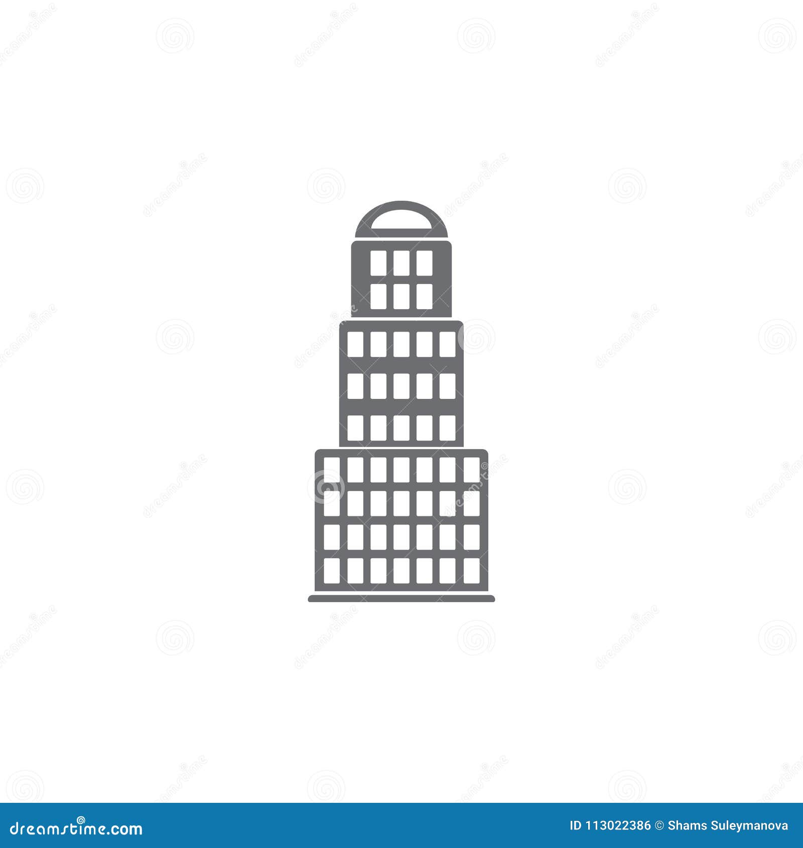 Skyscraper Building Icon. Simple Element Illustration. Skyscraper ...
