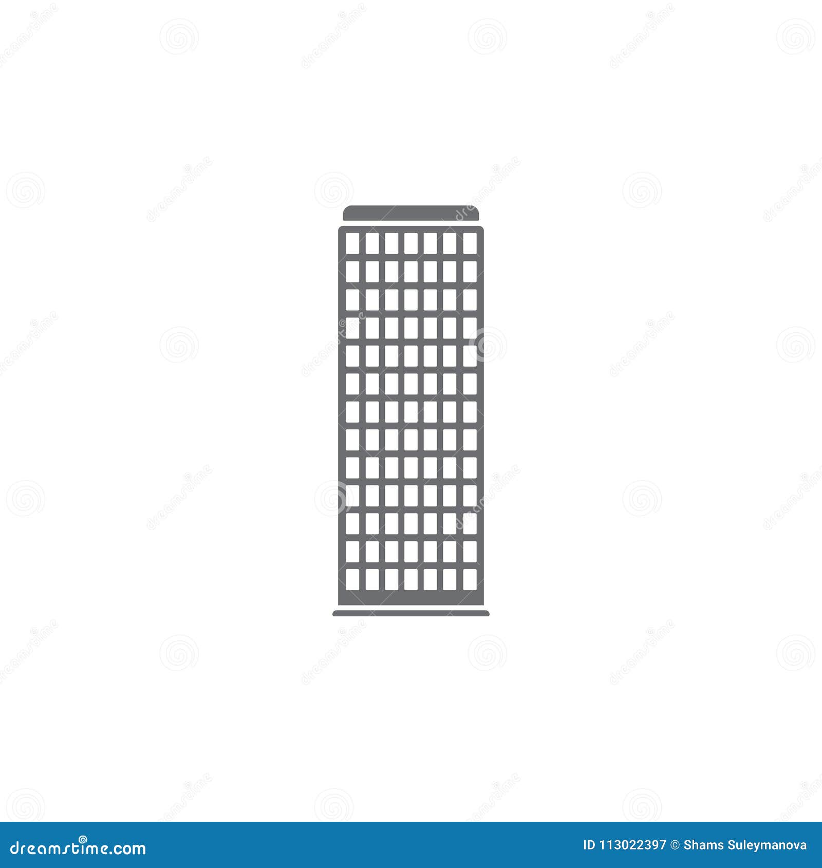 Skyscraper Building Icon. Simple Element Illustration. Skyscraper ...