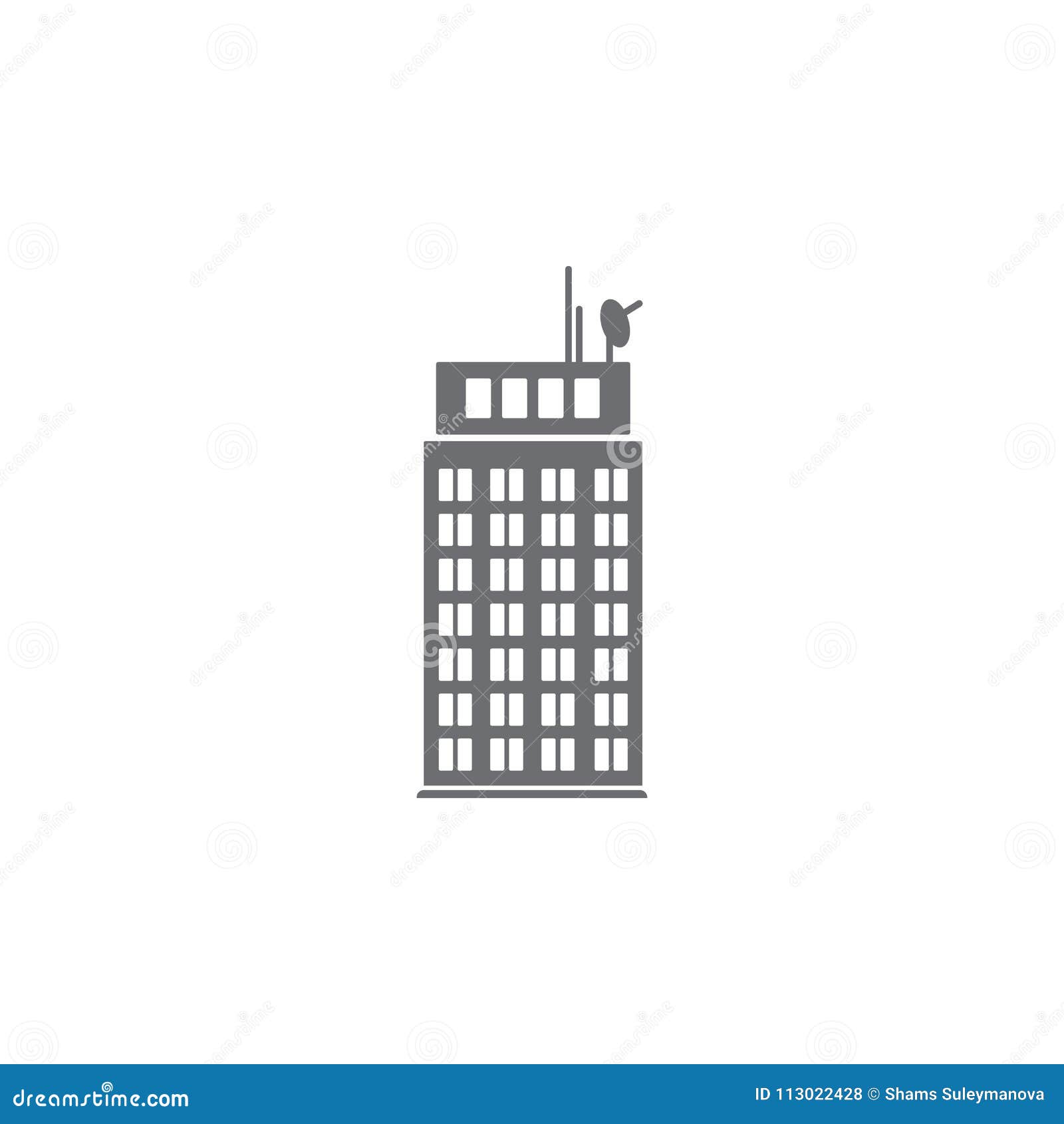 Skyscraper Building Icon. Simple Element Illustration. Skyscraper ...