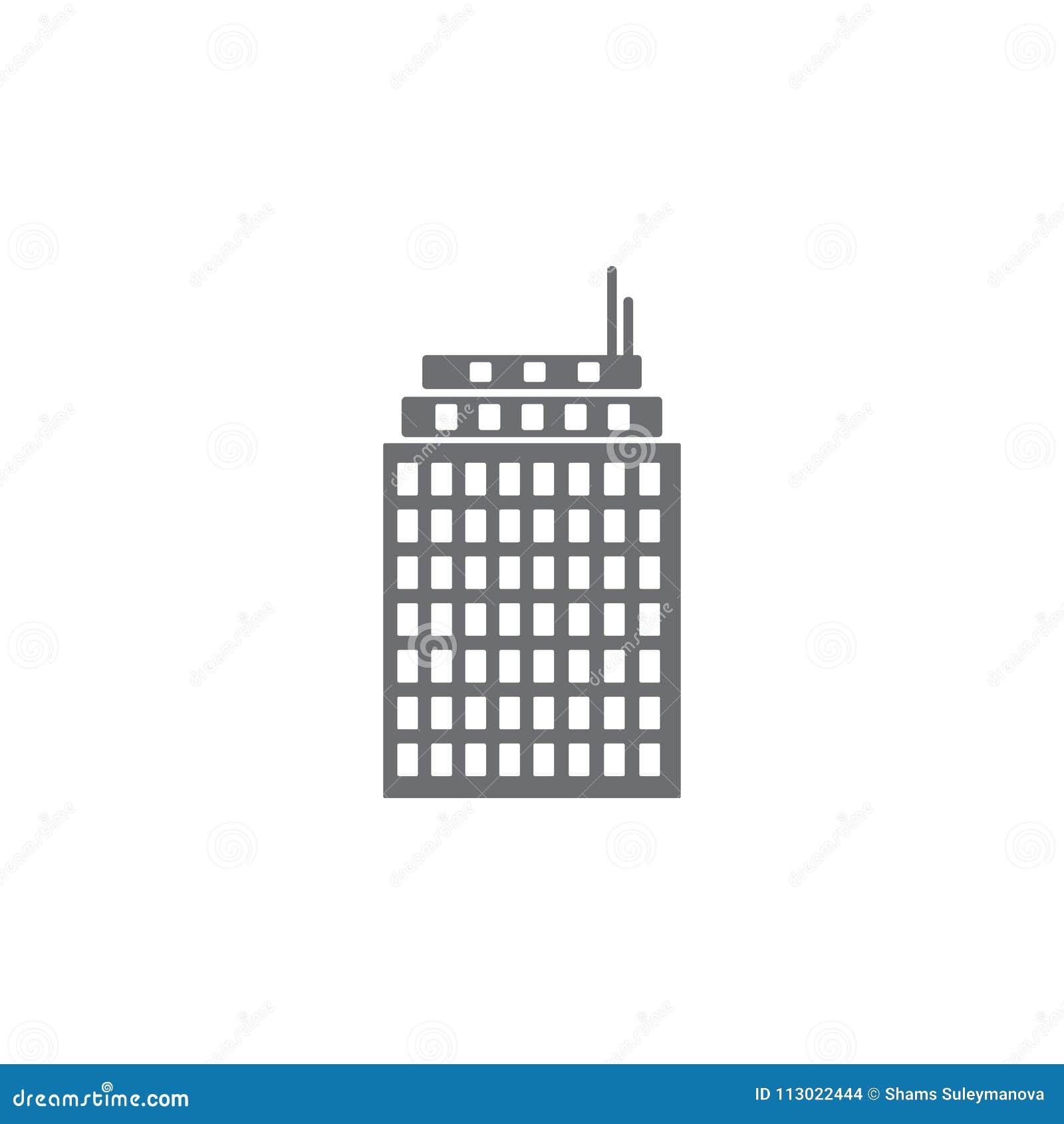 Skyscraper Building Icon. Simple Element Illustration. Skyscraper ...