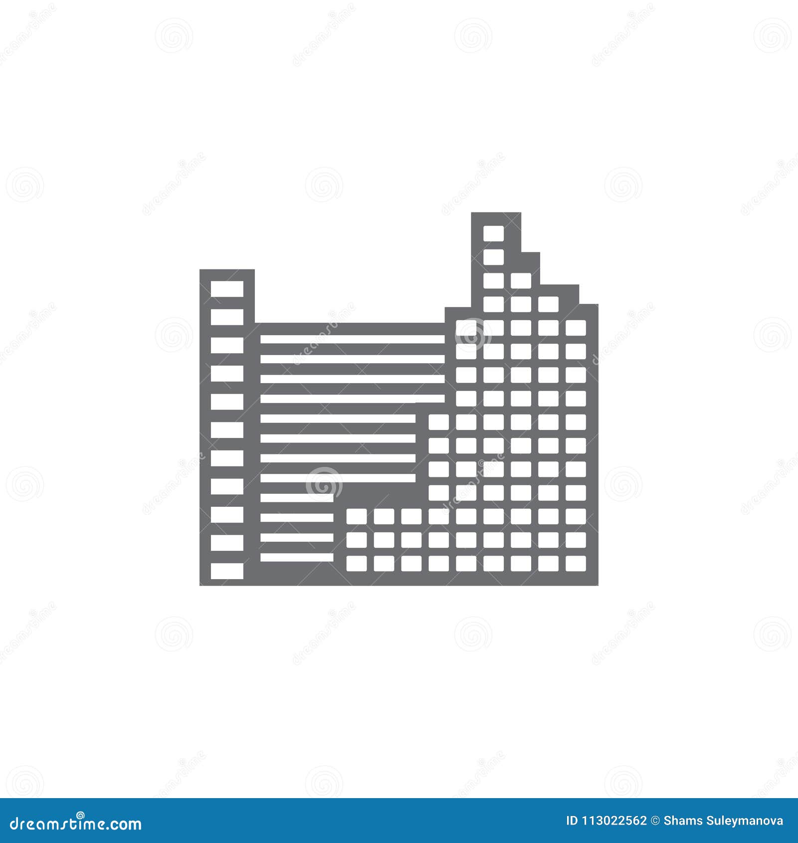 Skyscraper Building Icon. Simple Element Illustration. Skyscraper ...