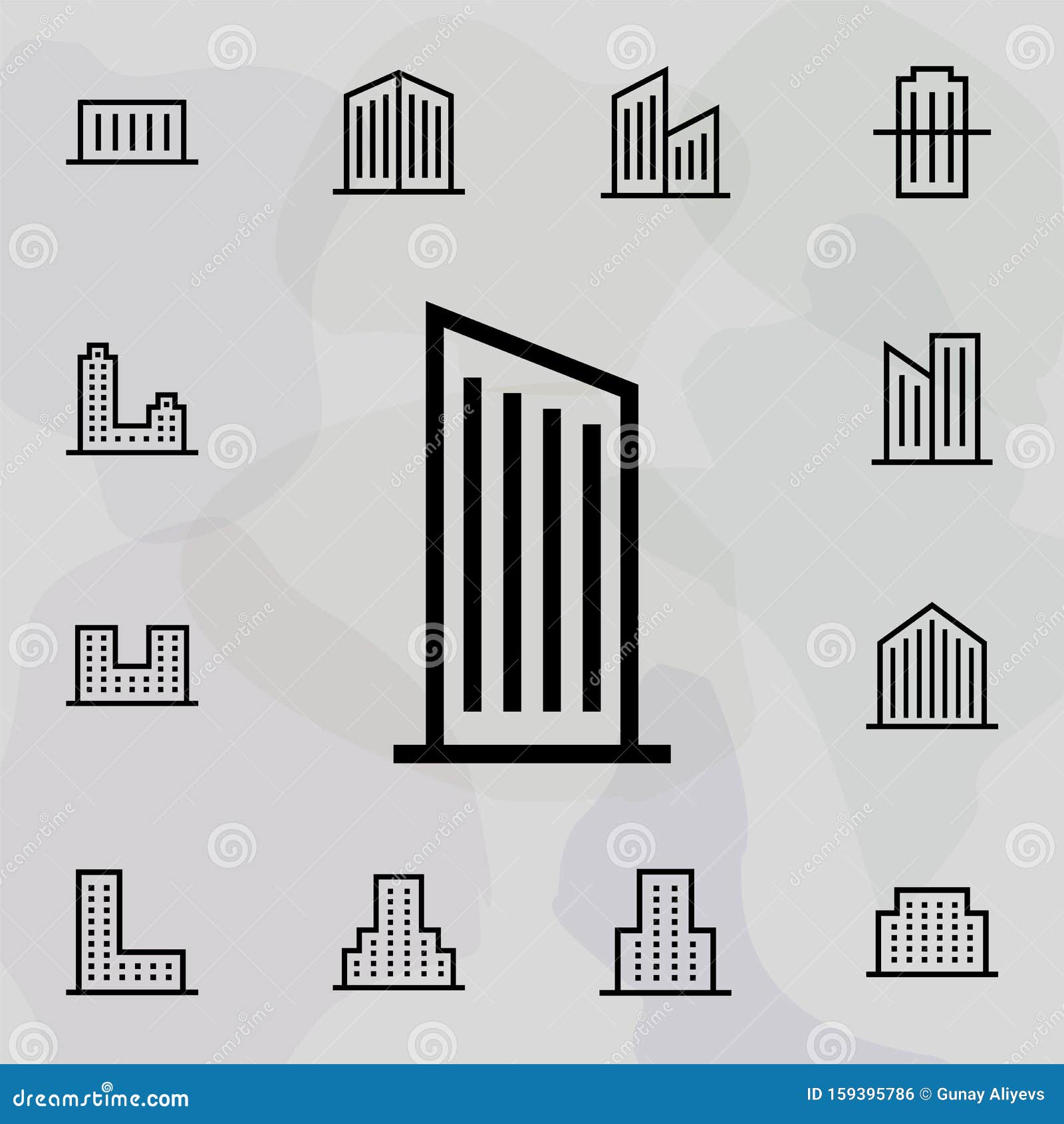 Skyscraper, Building Icon. Universal Set of Building for Website Design ...