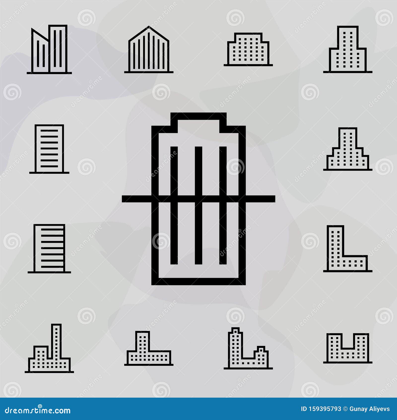Skyscraper, Building Icon. Universal Set of Building for Website Design ...