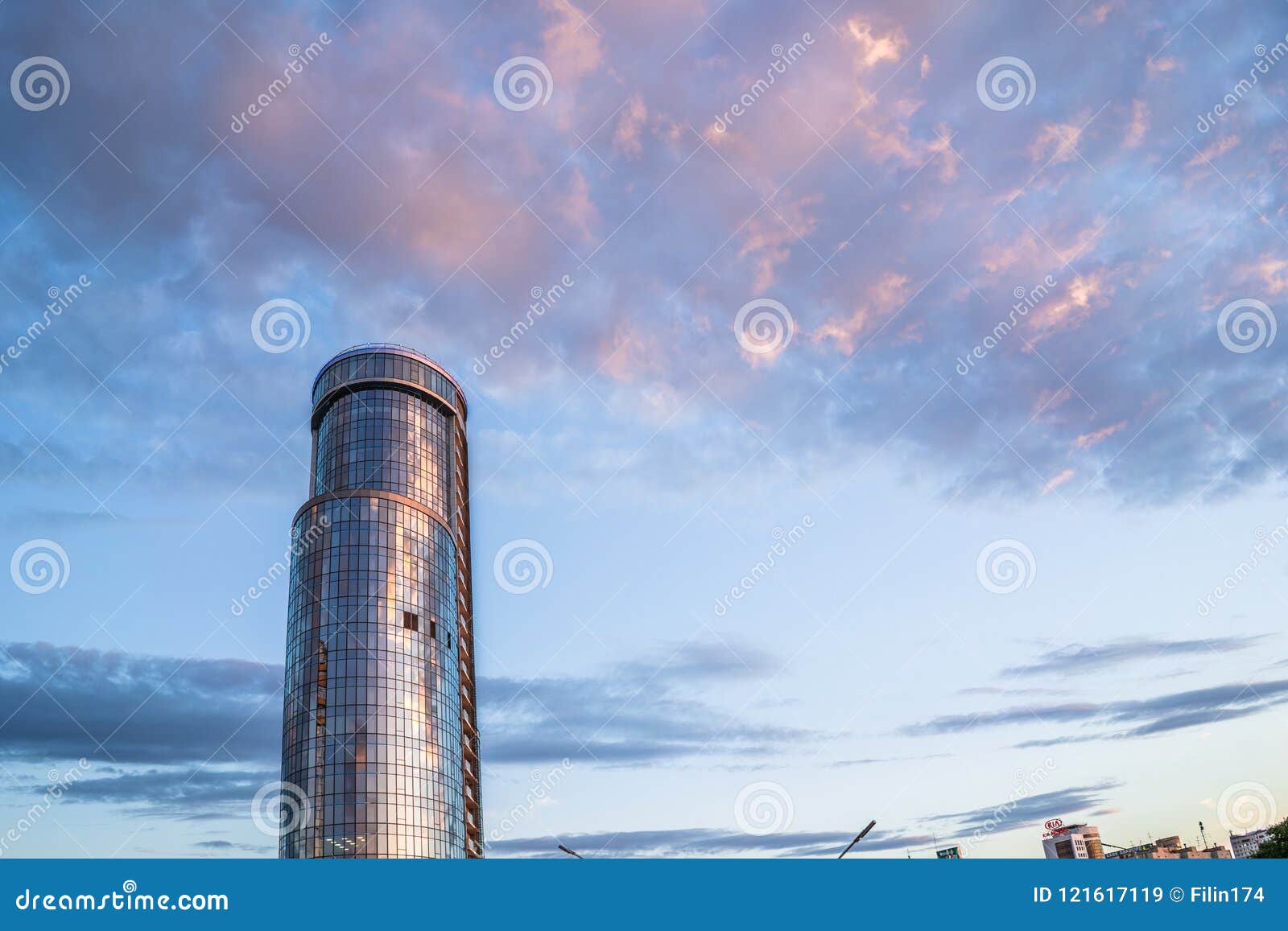Skyscraper Building and Sky View Stock Image - Image of background ...