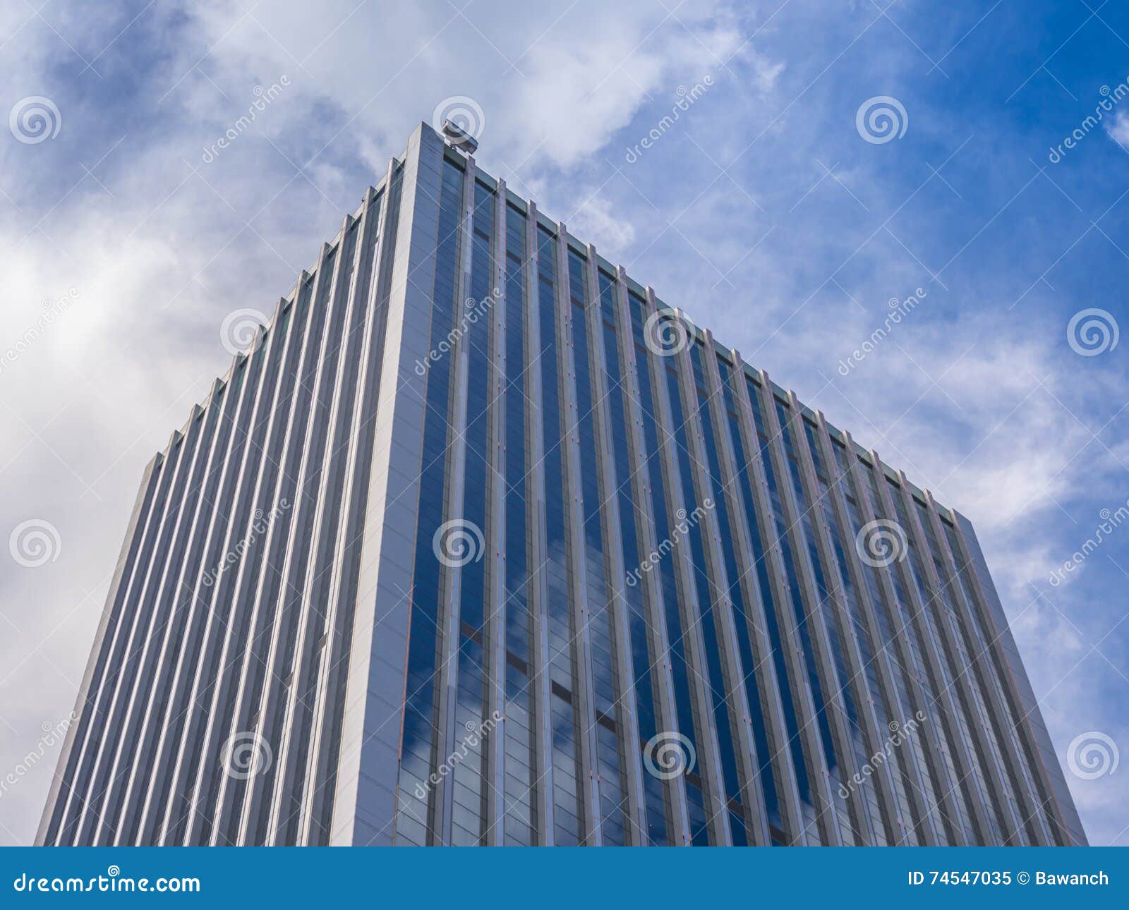 Skyscraper Building and Sky View Stock Image - Image of financial ...