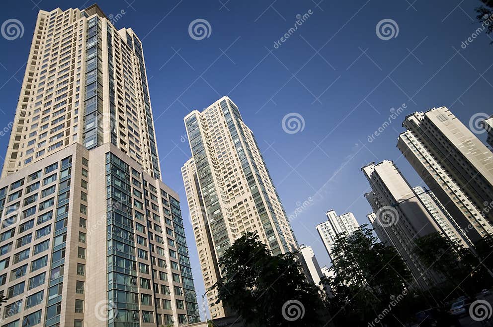 Skyscraper buildings stock image. Image of rise, angle - 15280009