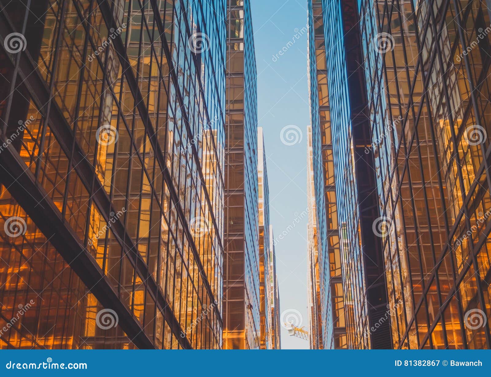 Skyscraper Buildings and Sky View Stock Image - Image of backgrounds ...