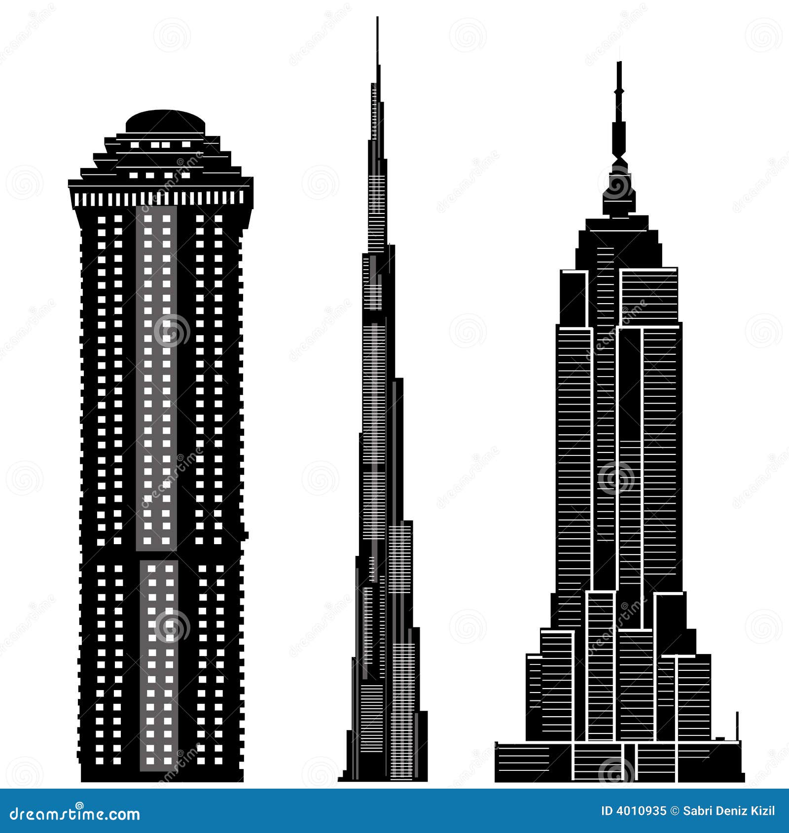 Skyscraper Buildings Vector 2 Stock Vector - Illustration of pollution ...