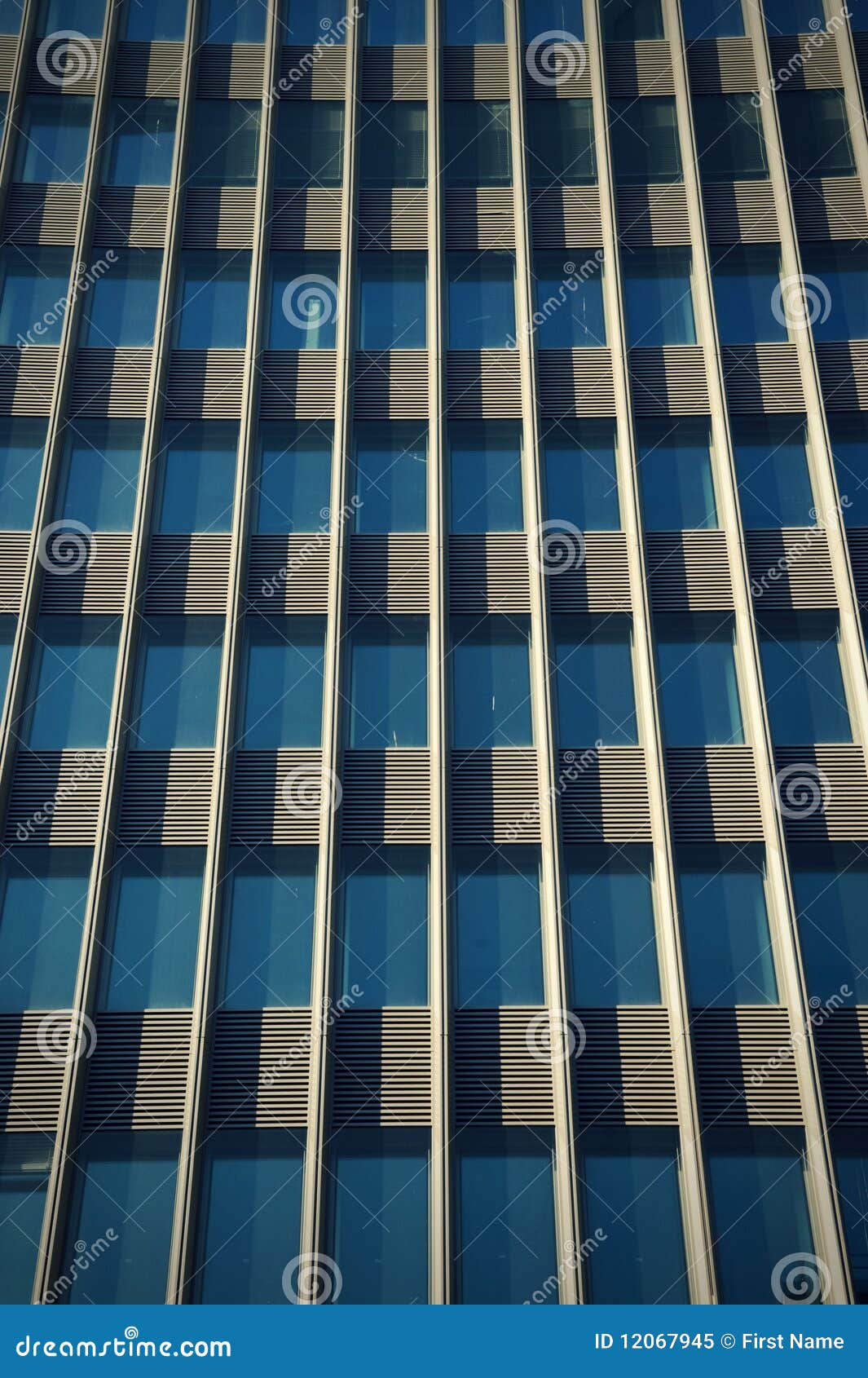 Skyscraper close-up stock image. Image of structure, blue - 12067945