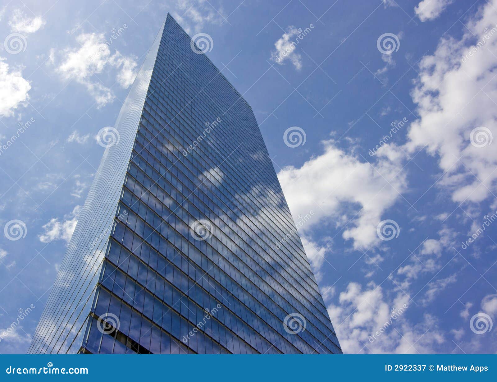 Skyscraper in the clouds stock image. Image of construct - 2922337