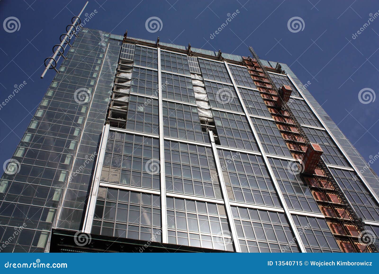 Skyscraper construction stock image. Image of site, frame - 13540715