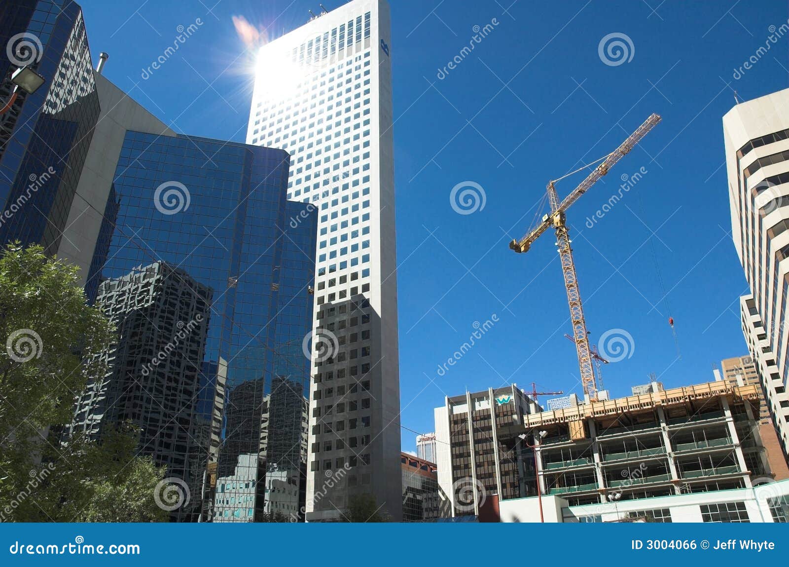 Skyscraper construction stock photo. Image of power, skyscrapers - 3004066
