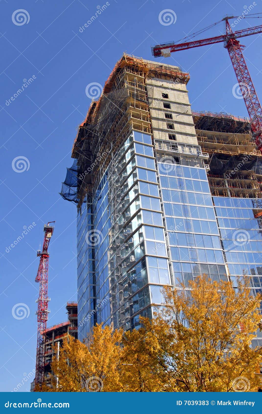 Skyscraper Construction stock image. Image of design, highrise - 7039383