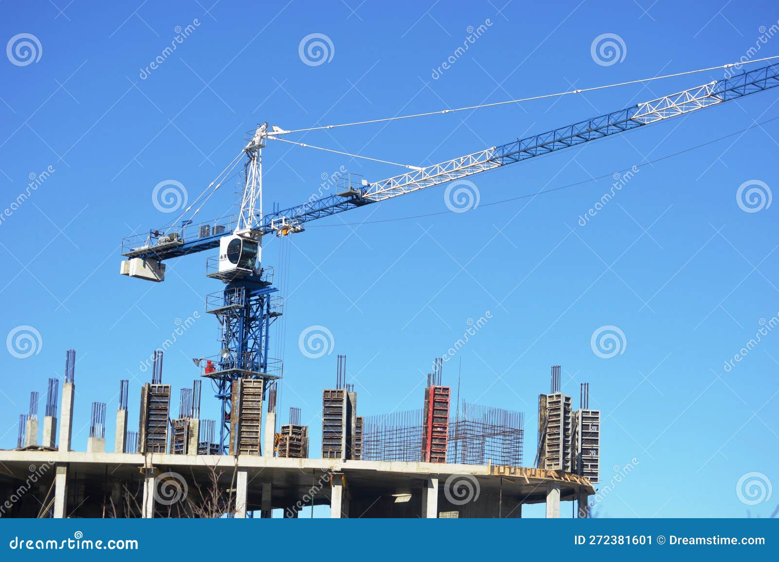 Skyscraper construction stock image. Image of icon, organization ...
