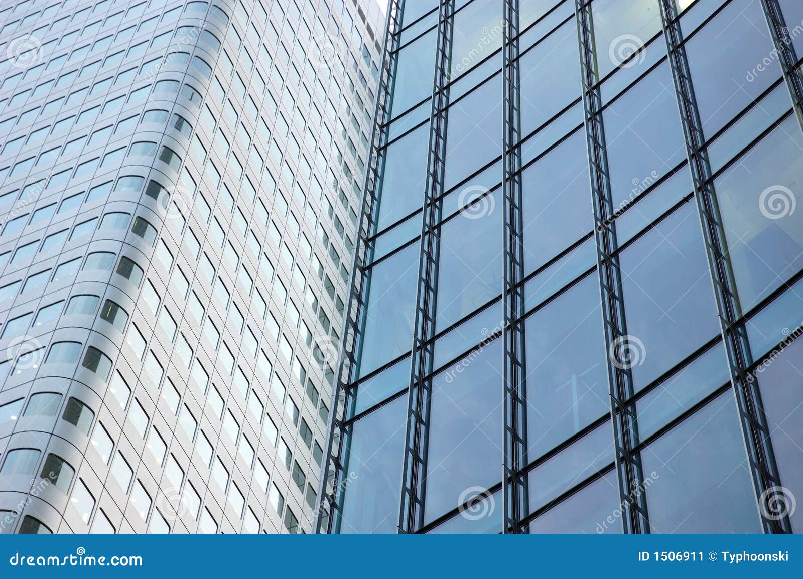 Skyscraper facade stock image. Image of construction, shape - 1506911