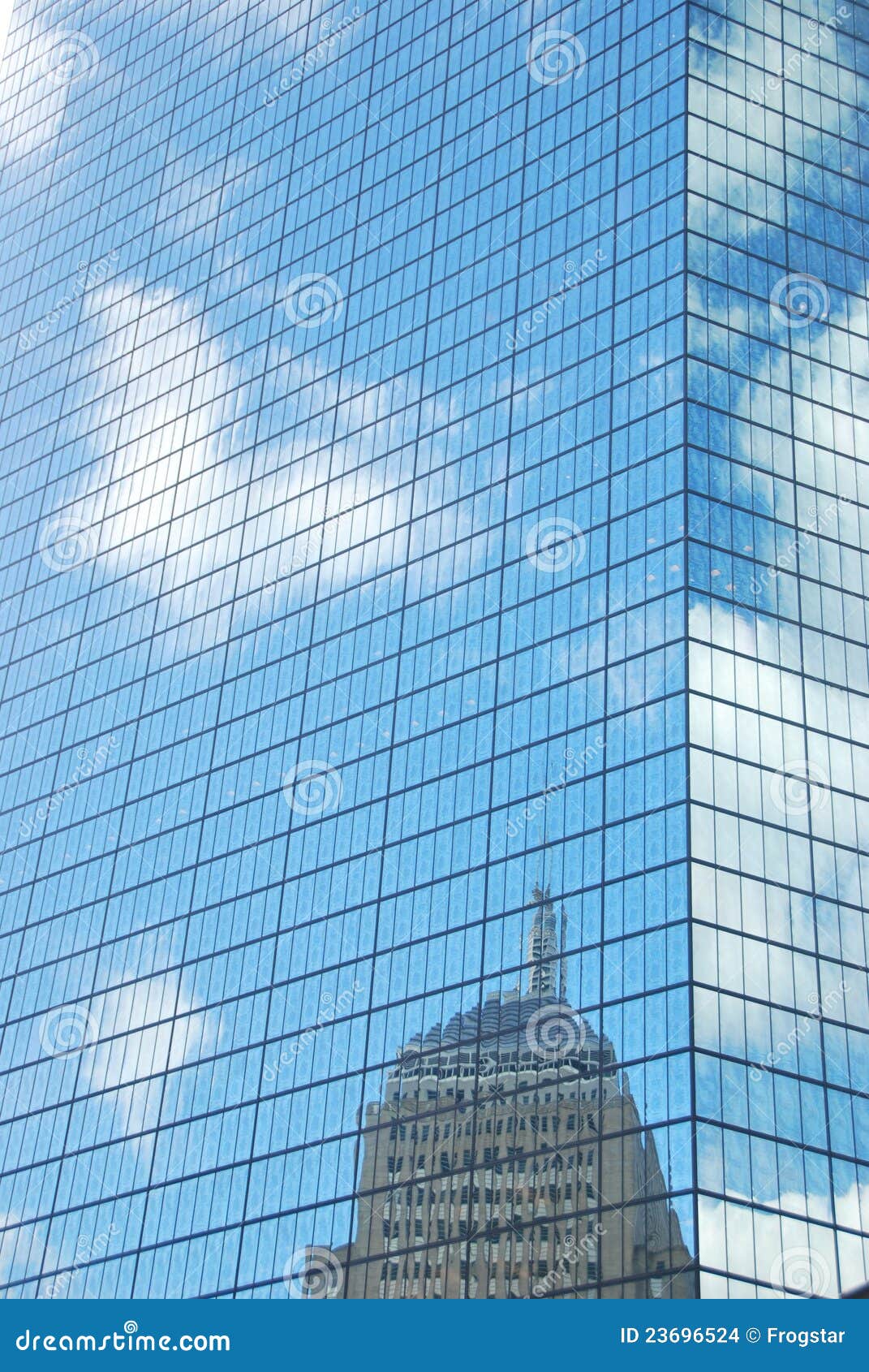 Skyscraper facade stock photo. Image of modern, reflecting - 23696524