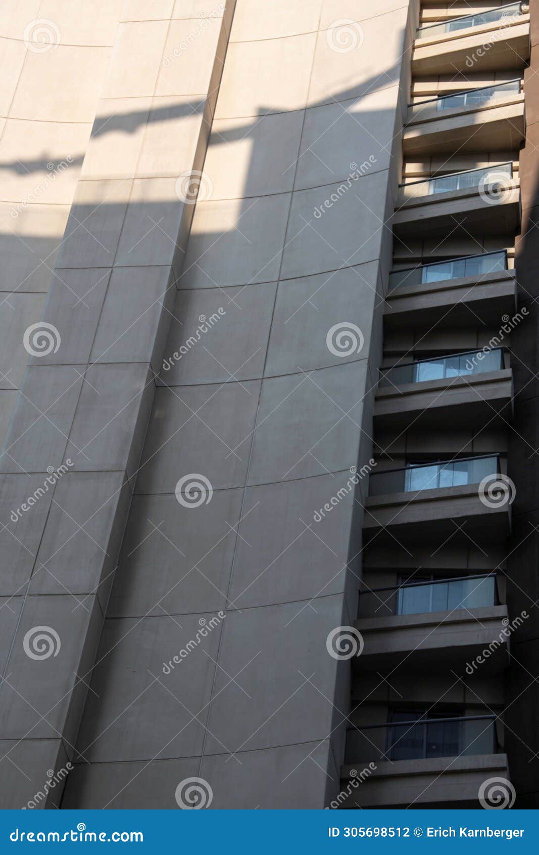 Skyscraper facade close up stock illustration. Illustration of building ...