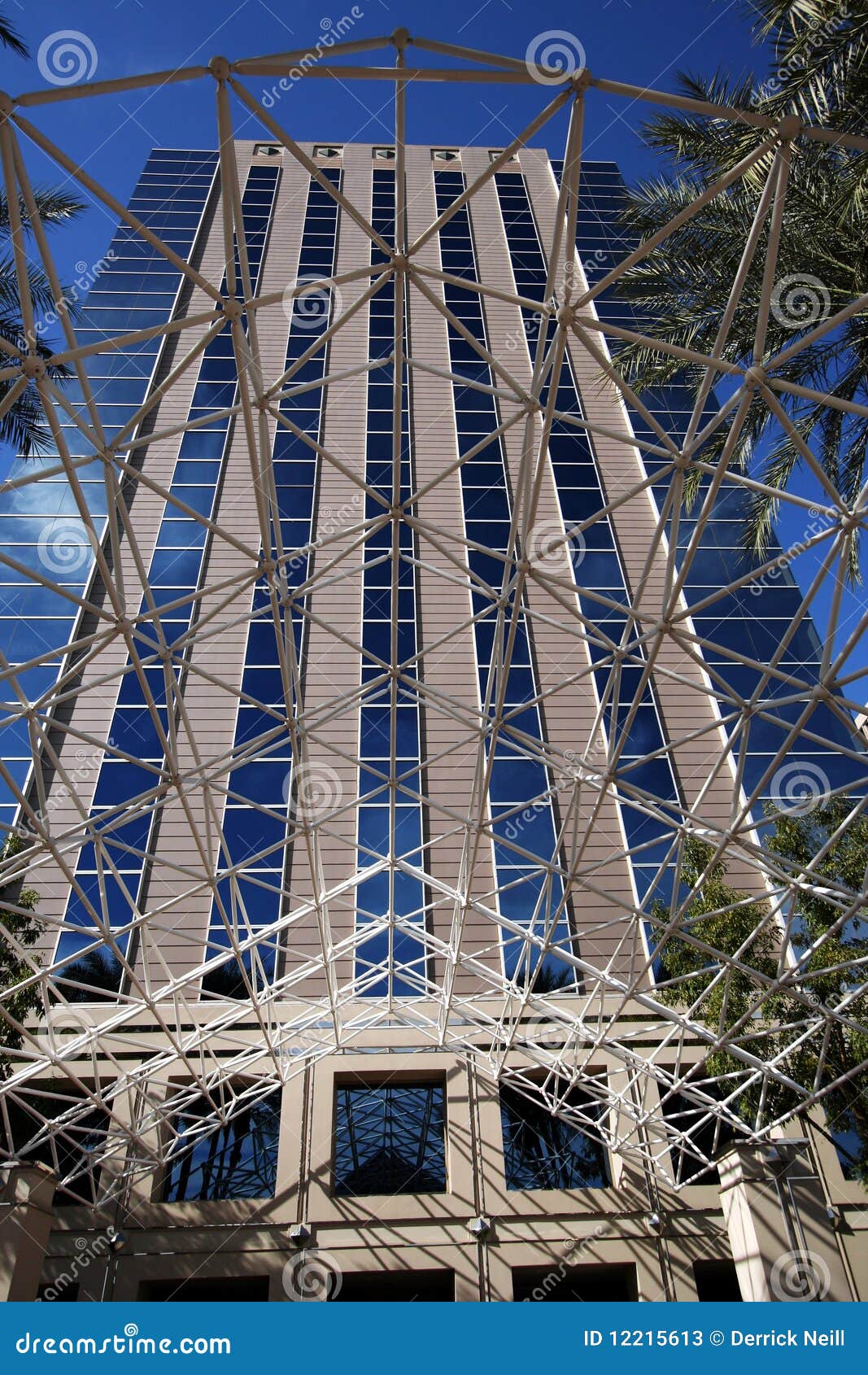 A Skyscraper and Framework stock image. Image of reflections - 12215613