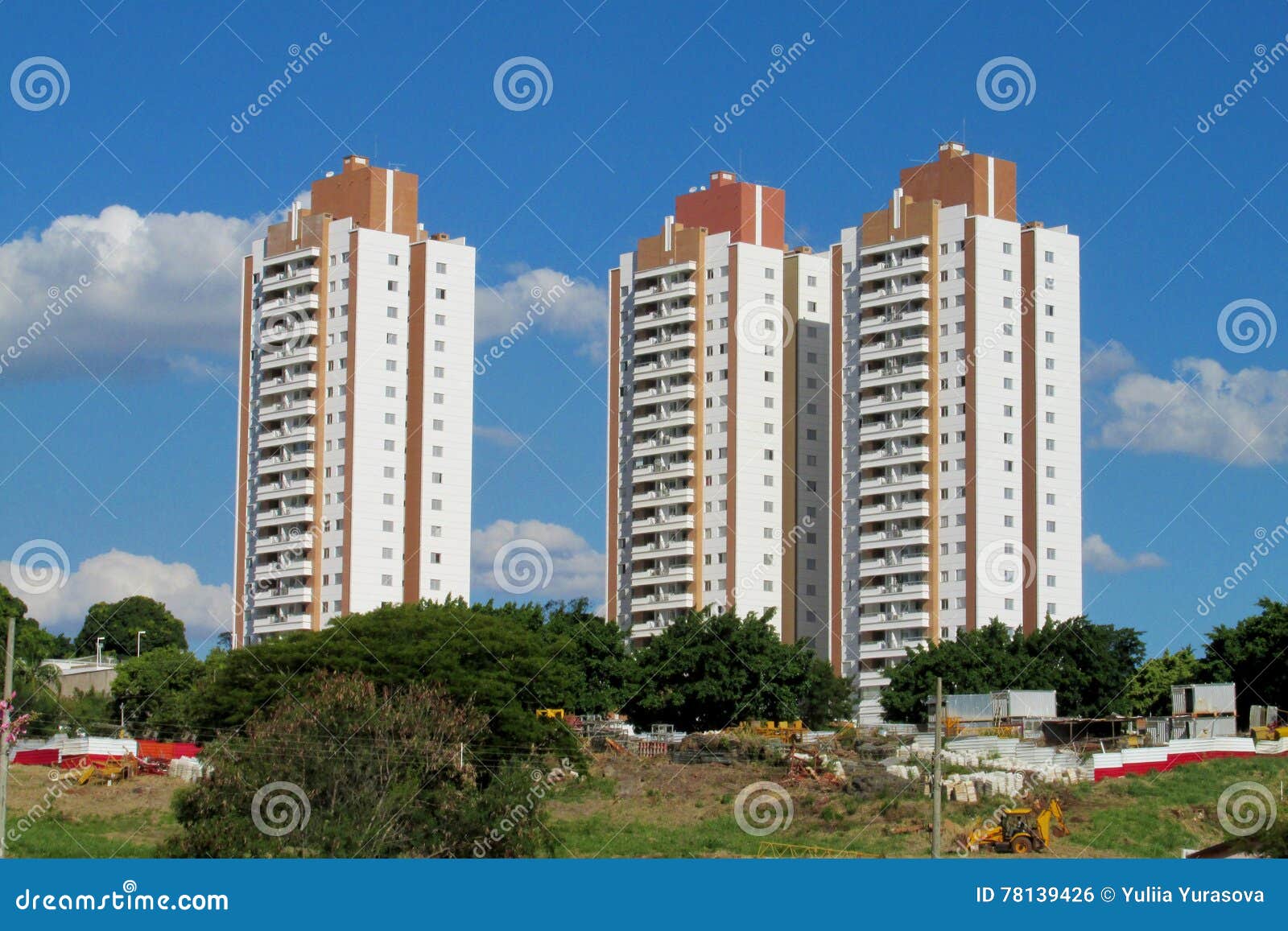 Skyscraper, High Building in the City Stock Photo - Image of cityscape ...
