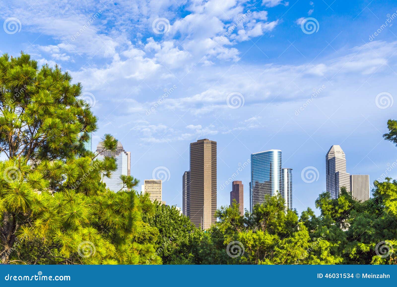 Skyscraper in Houston, Texas Stock Photo - Image of landmarks, industry ...