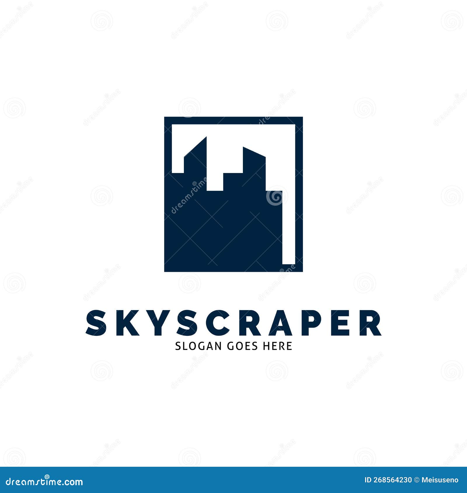 Skyscraper Icon Vector Logo Template Illustration Design Stock Vector ...