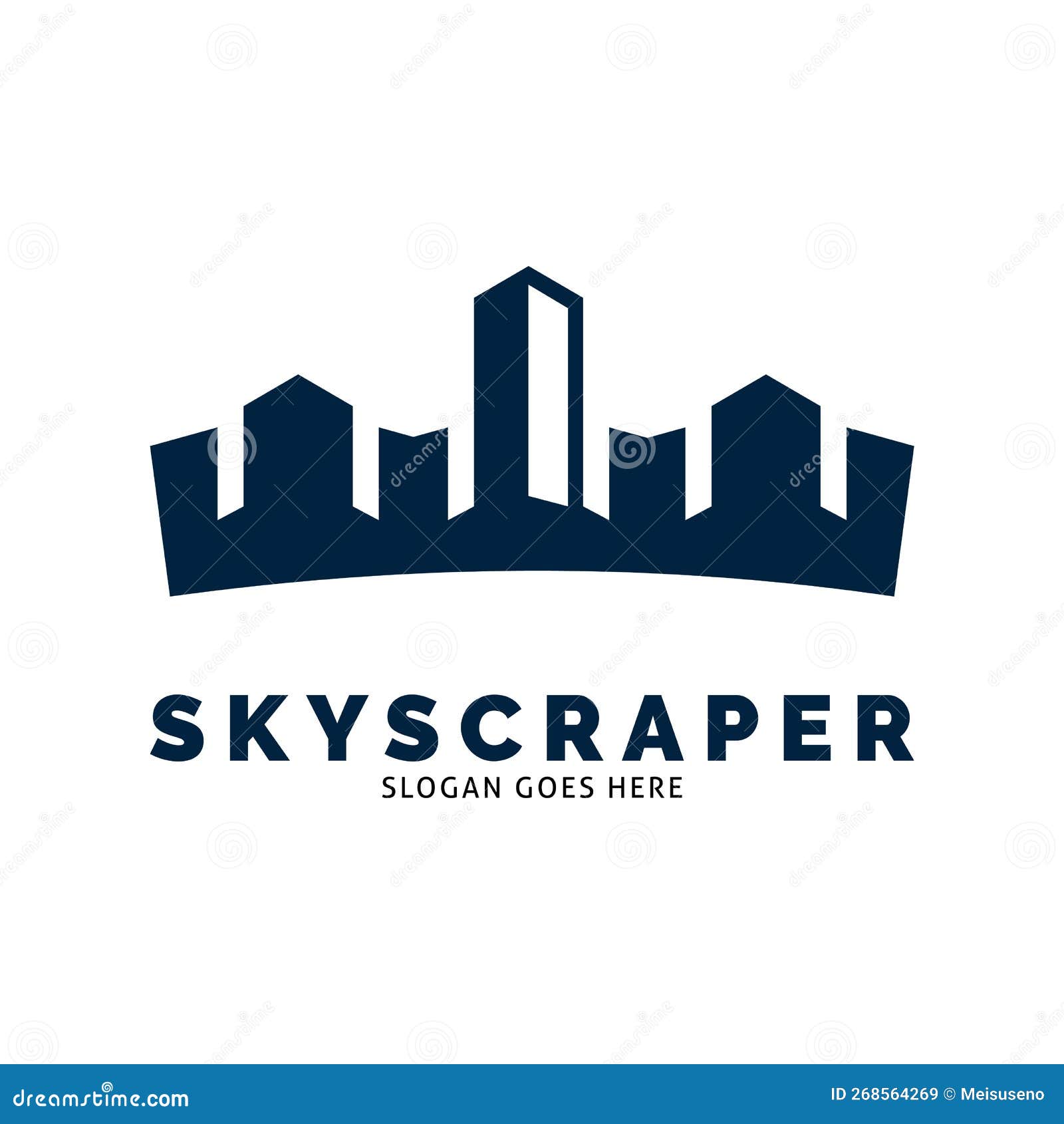 Skyscraper Icon Vector Logo Template Illustration Design Stock Vector ...