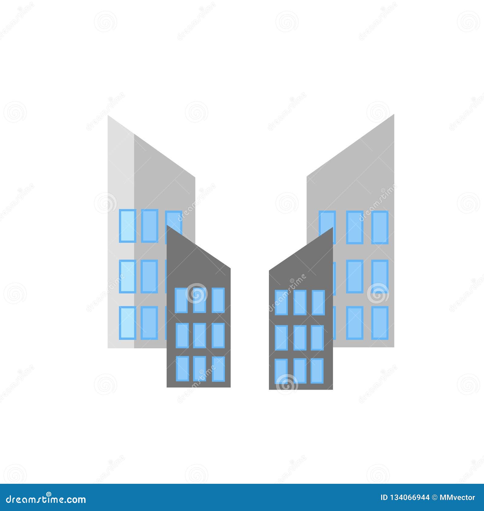 Vector Skyscraper Symbols