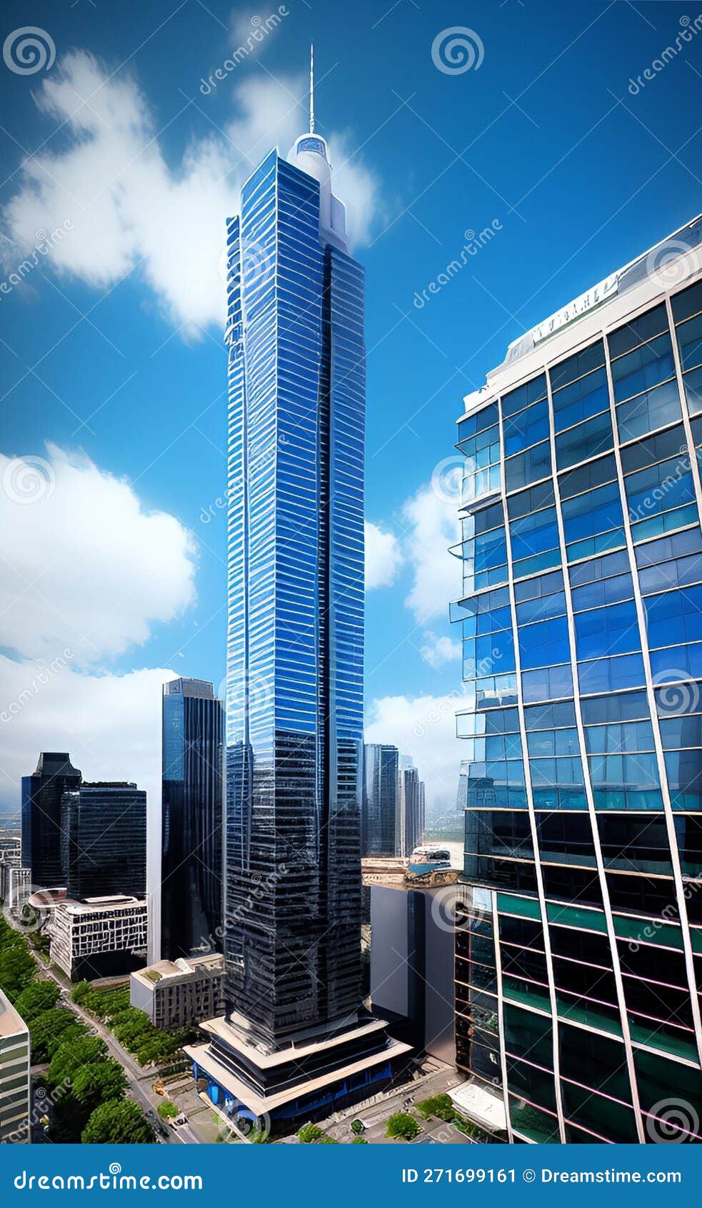 Ai Generated A Skyscraper With A Breathtaking View From Below Royalty ...