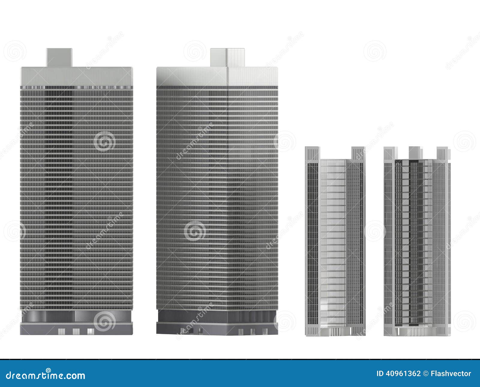 Skyscraper isolated stock illustration. Illustration of construction ...