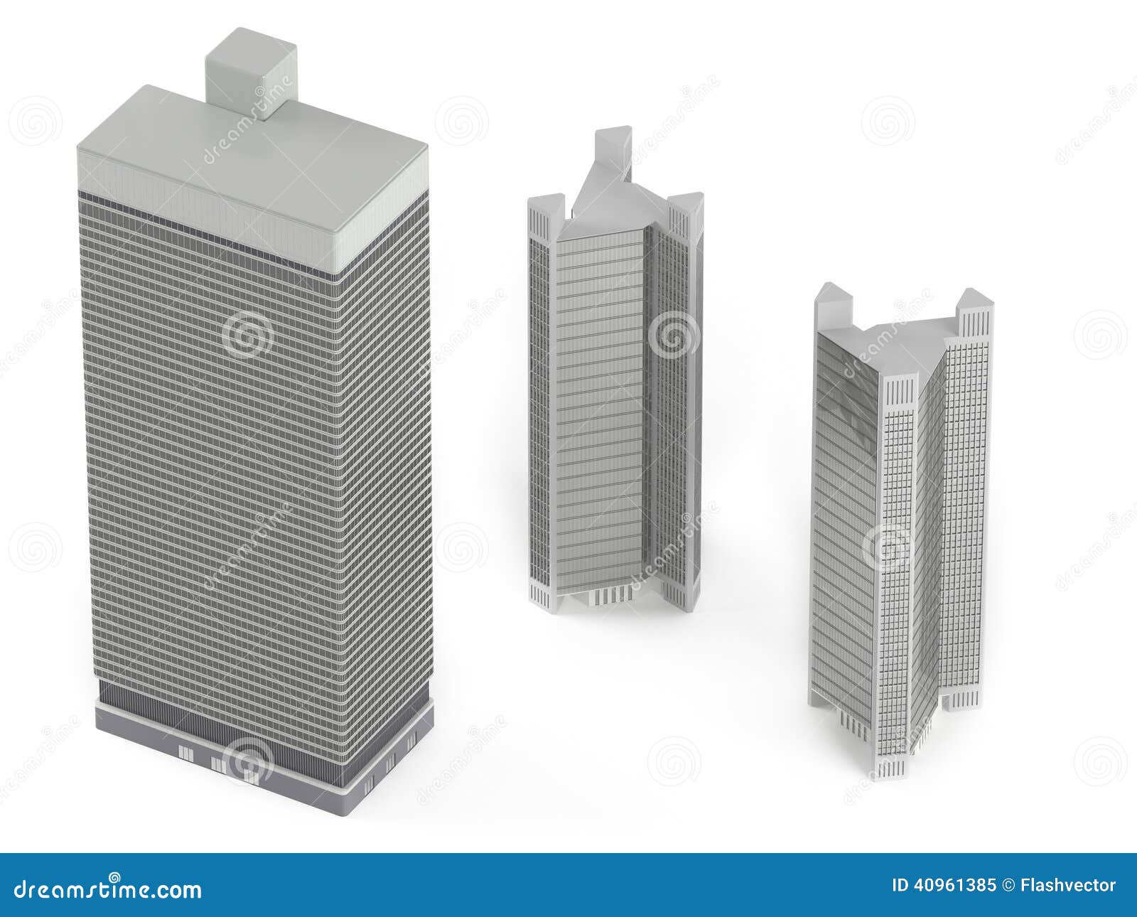 Skyscraper isolated stock illustration. Illustration of contemporary ...