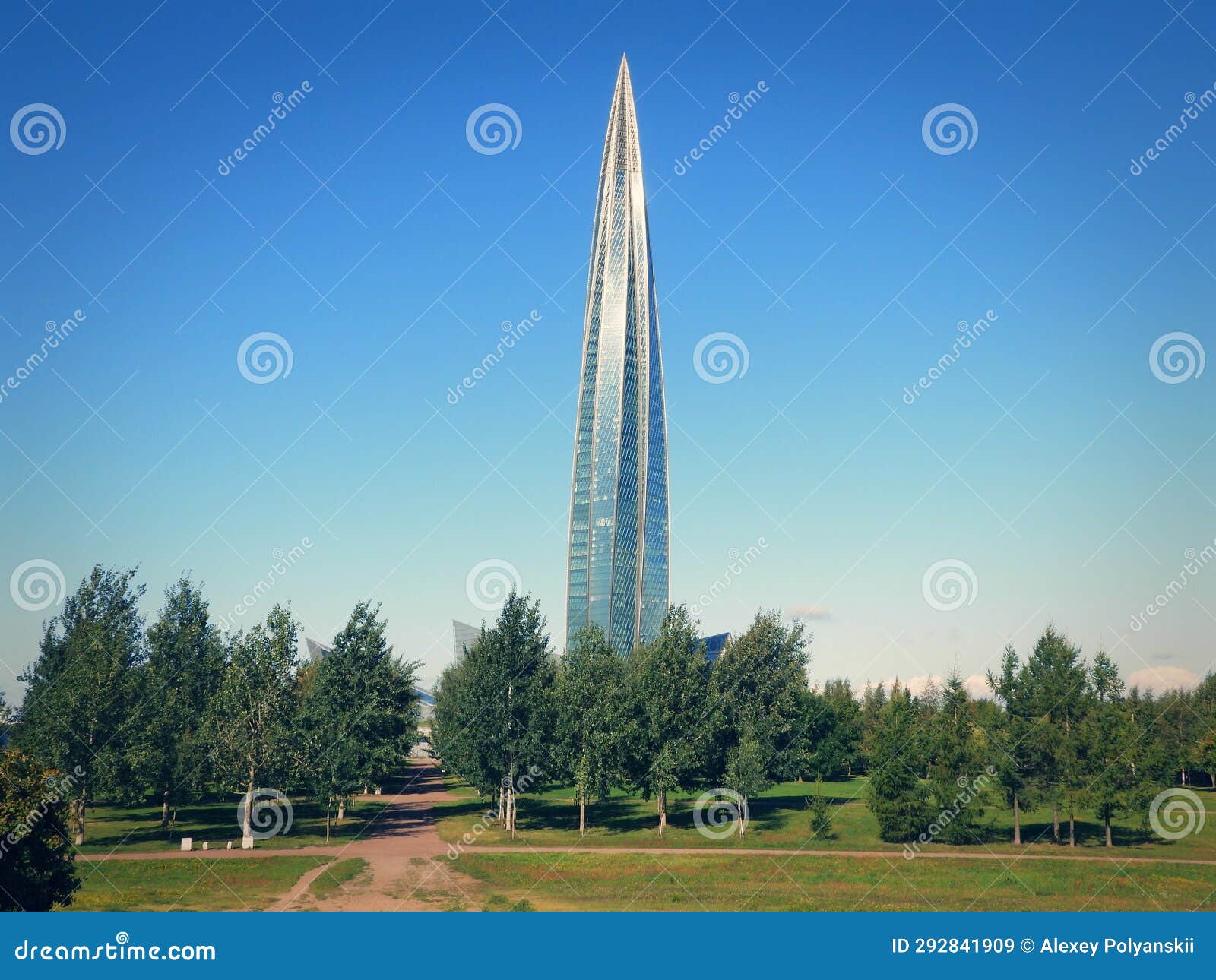Skyscraper Lakhta Center 462m Stock Image - Image of skyscraper, center ...