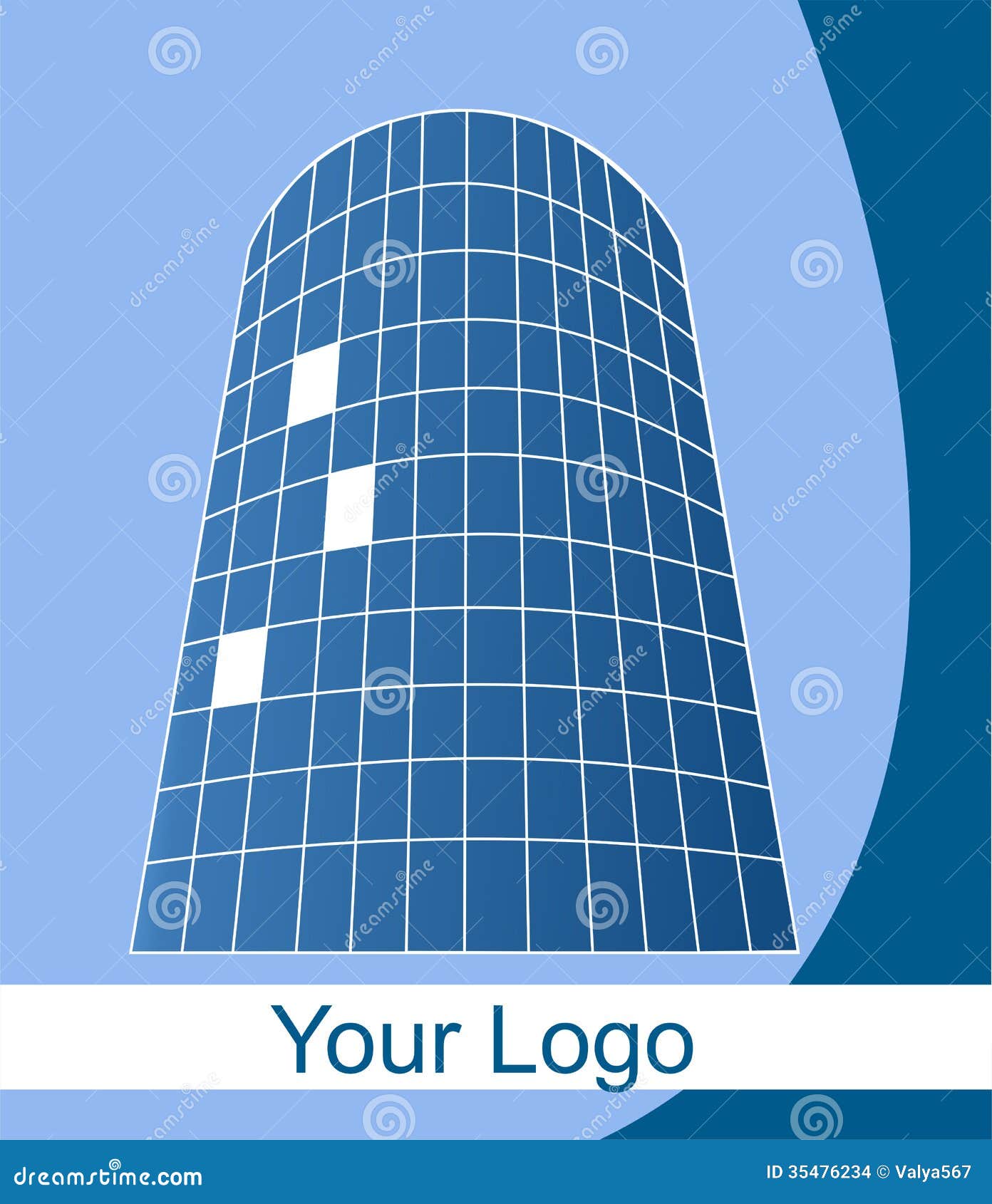 Skyscraper logo stock illustration. Illustration of icon - 35476234