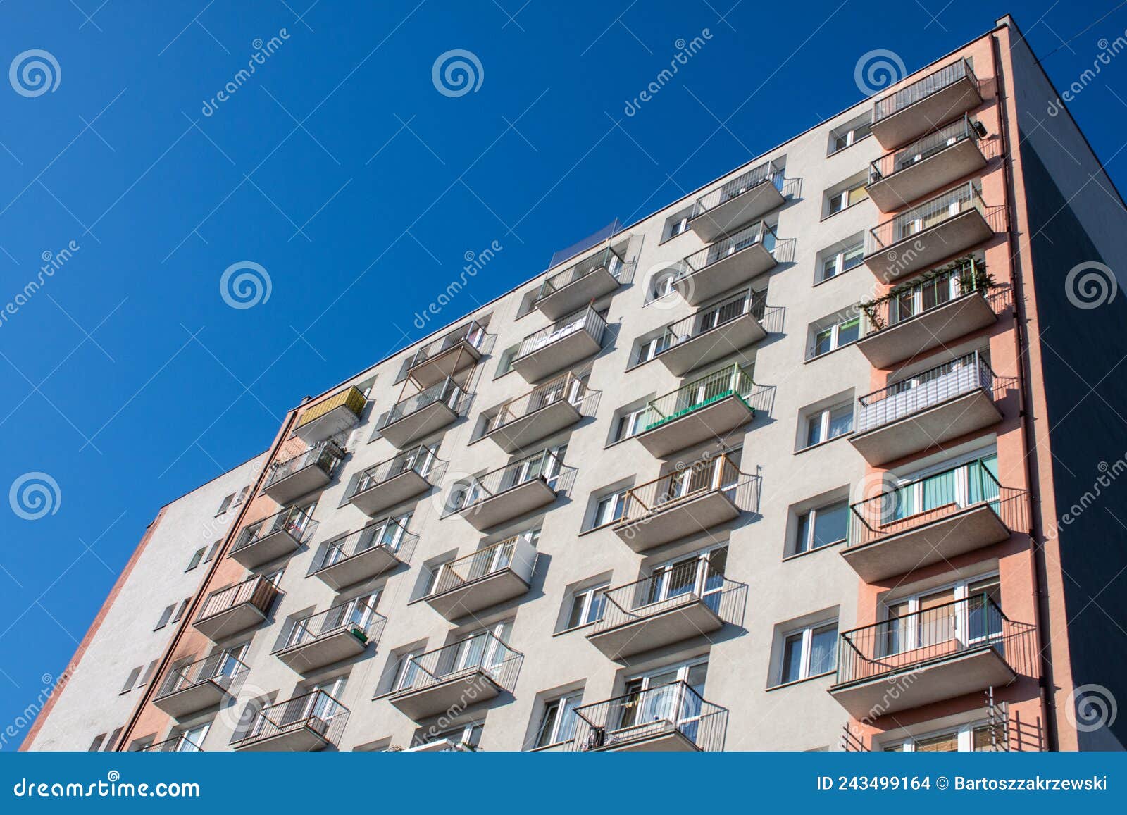 Skyscraper with Lots of Balconies Stock Photo - Image of nskyscraper ...
