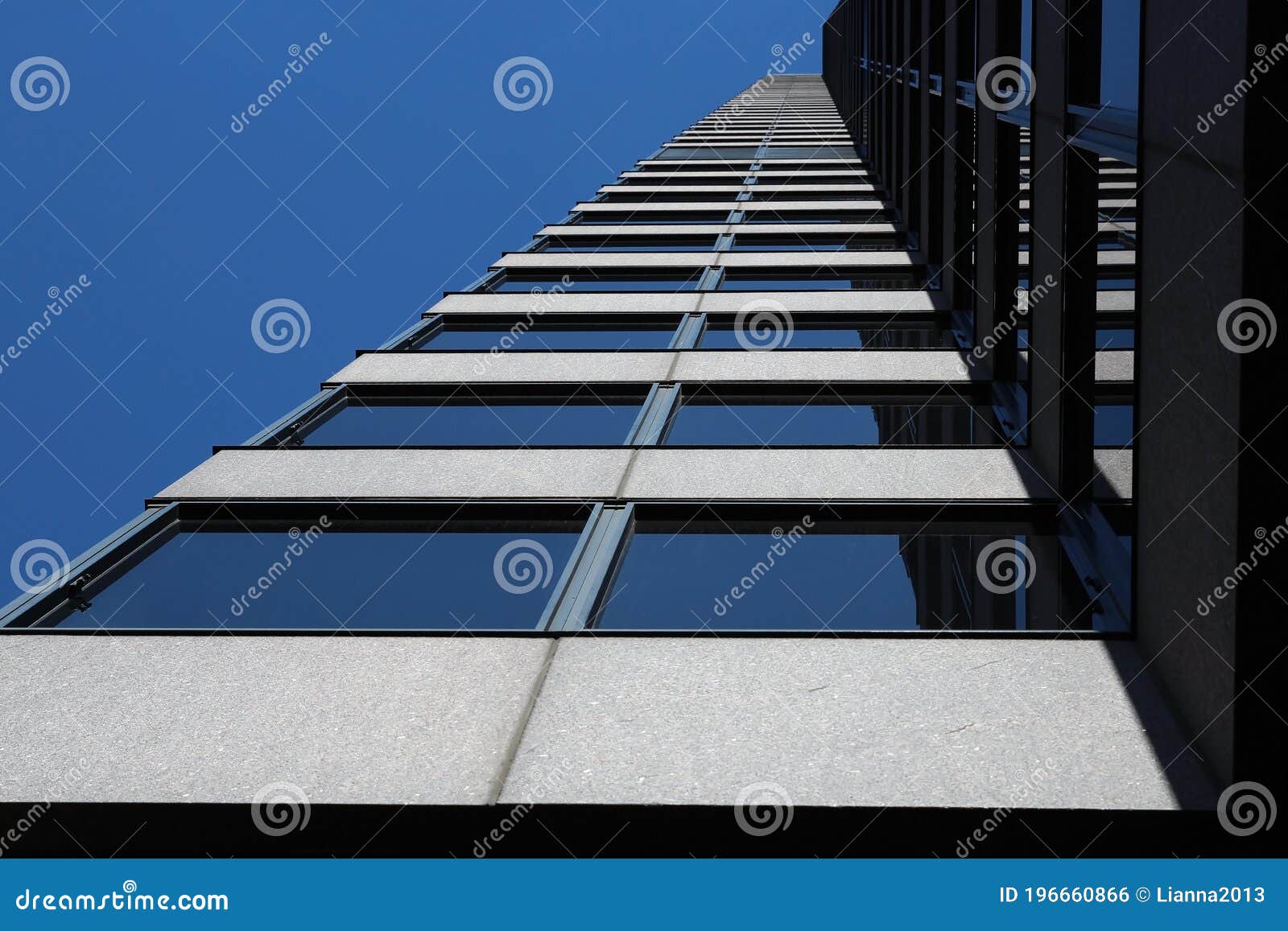 The Skyscraper in a Modern City with a Blue Sky Stock Photo - Image of ...