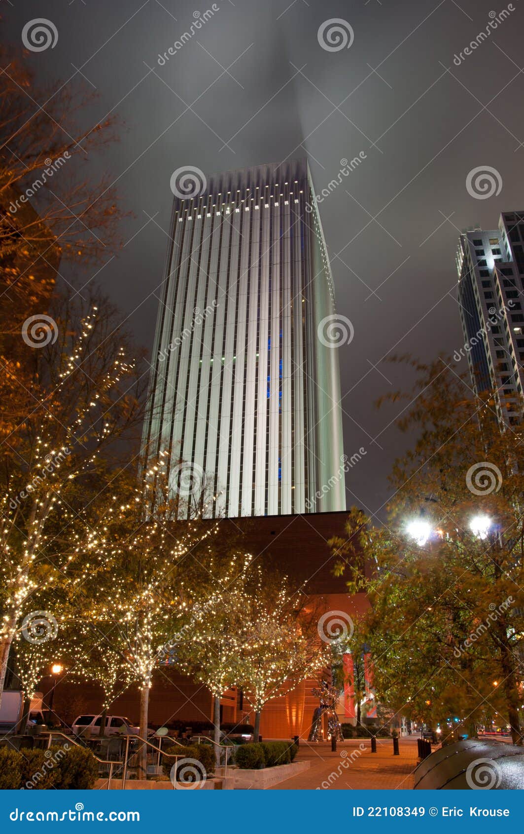 Skyscraper at night stock image. Image of high, background - 22108349