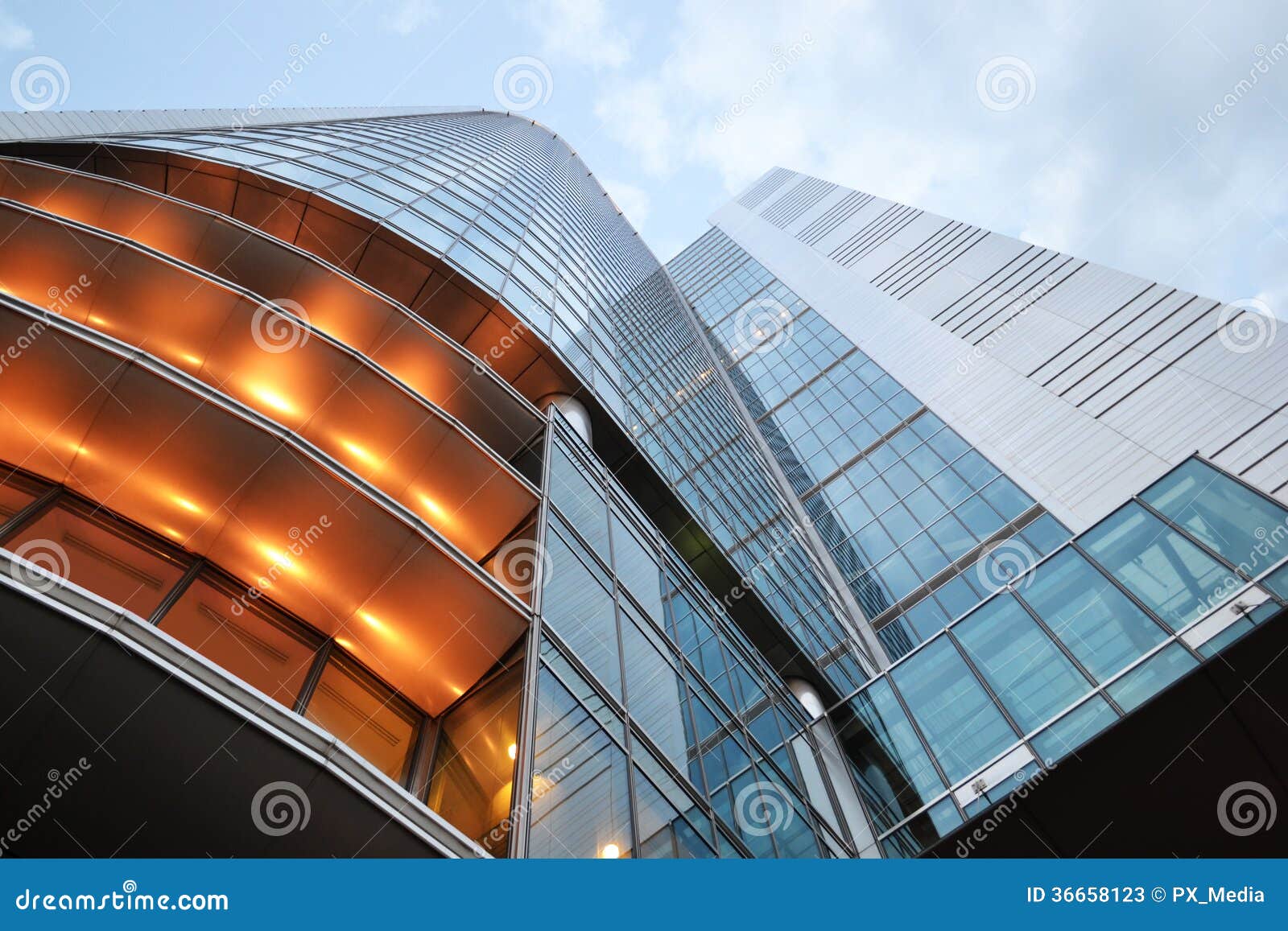 Skyscraper, Office Building Stock Image - Image of global, financial ...