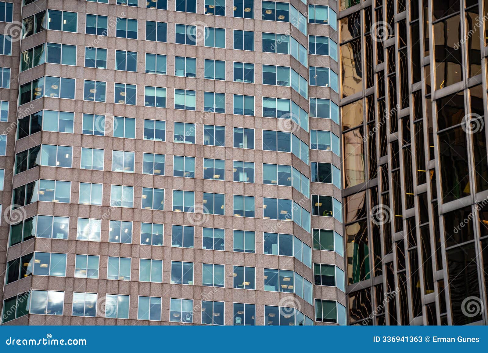 Skyscraper Office Buildings in the Toronto Downtown Stock Image - Image ...