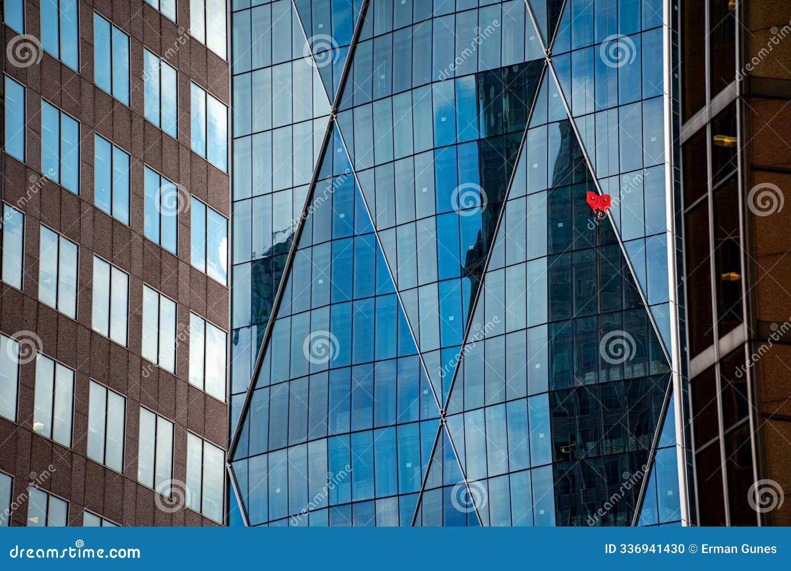 Skyscraper Office Buildings in the Toronto Downtown Stock Photo - Image ...