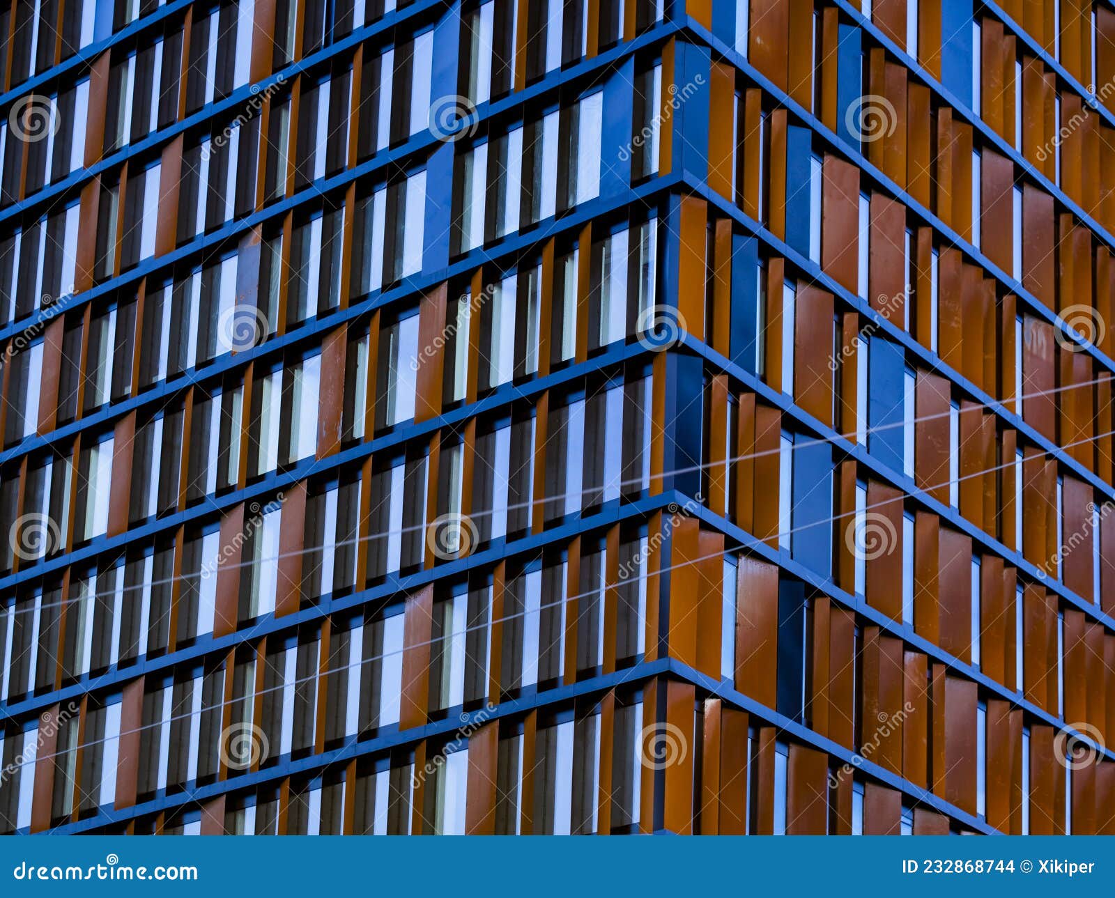 Skyscraper Office Windows Close Up View Stock Photo - Image of corner ...