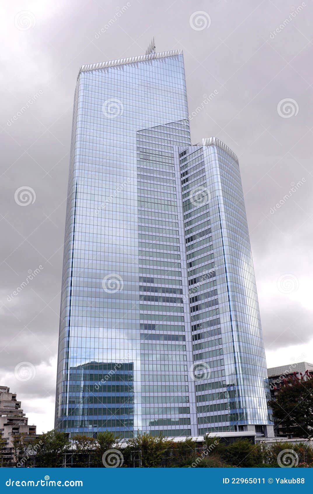 Skyscraper in Paris stock image. Image of europe, administrative - 22965011