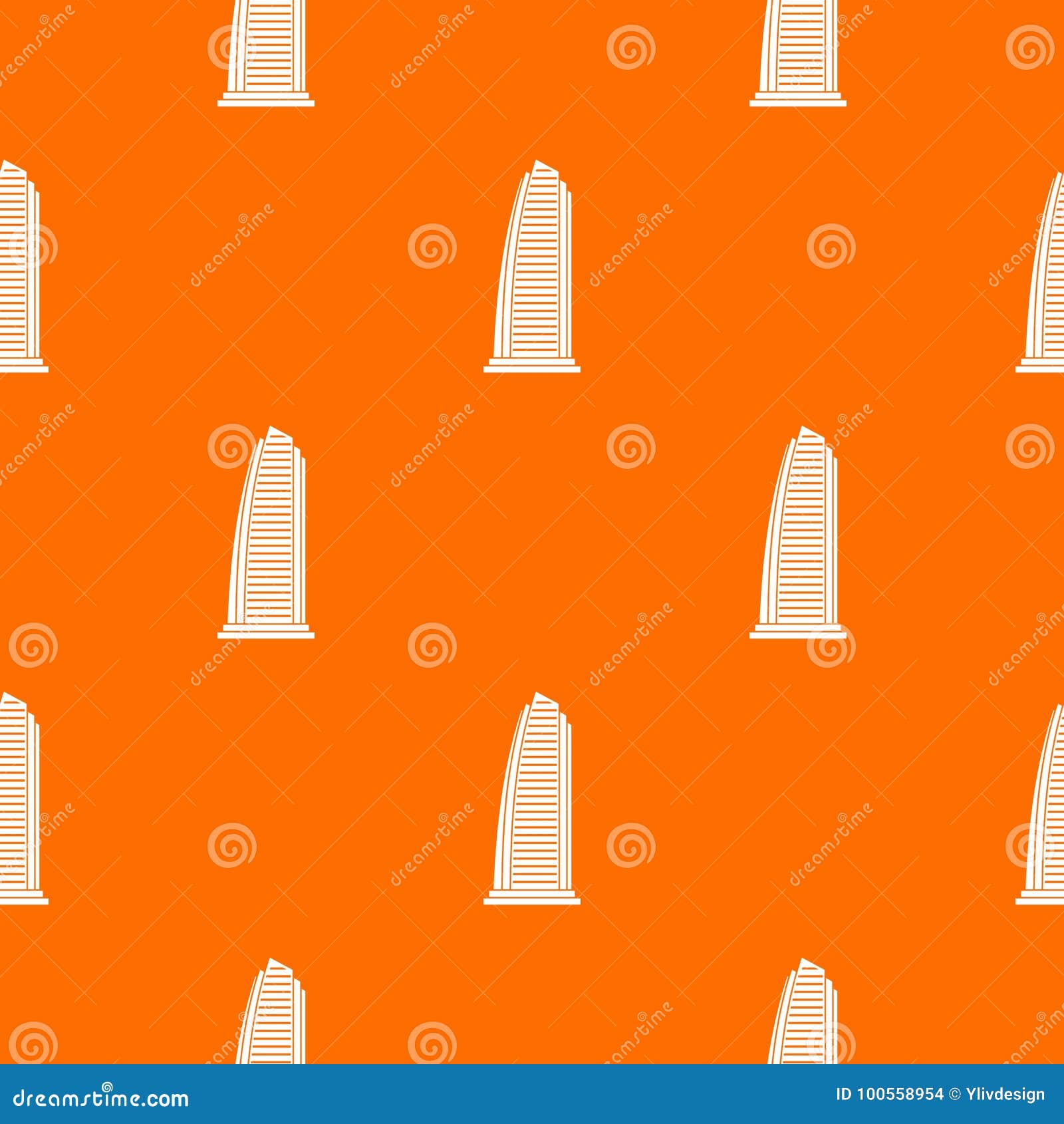 Skyscraper Pattern Seamless Stock Vector - Illustration of icon, luxury ...