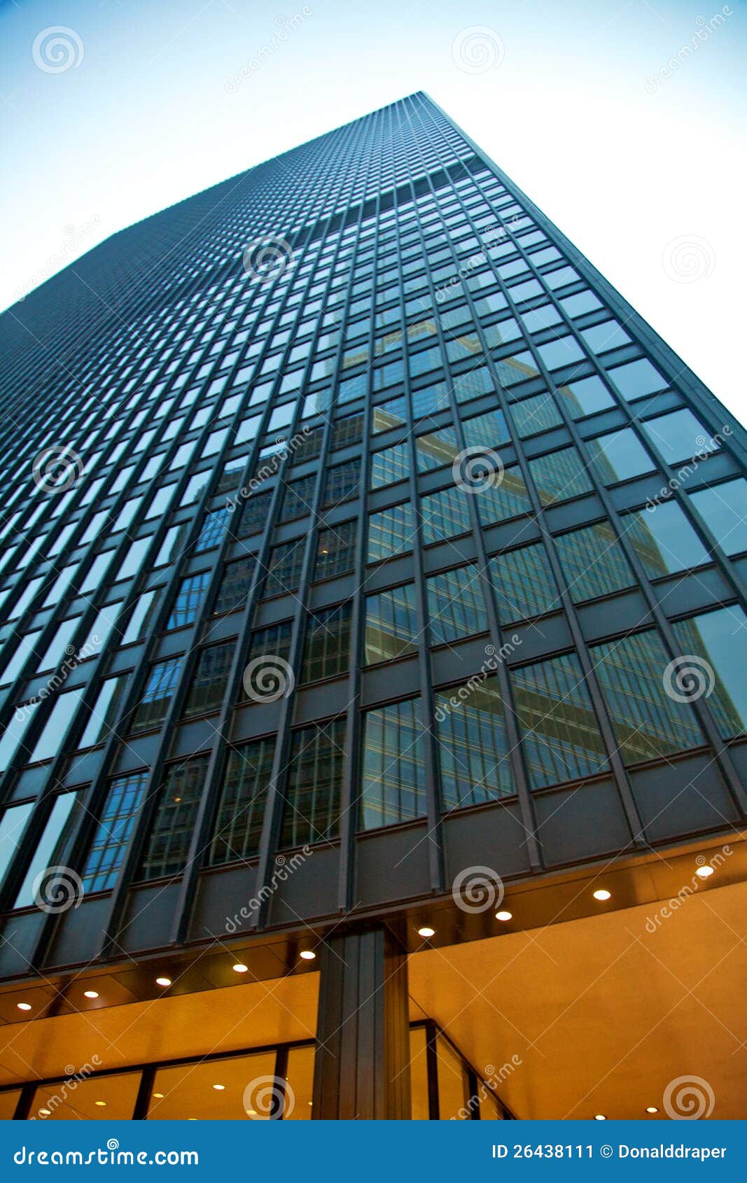 Skyscraper reflection stock image. Image of industry - 26438111