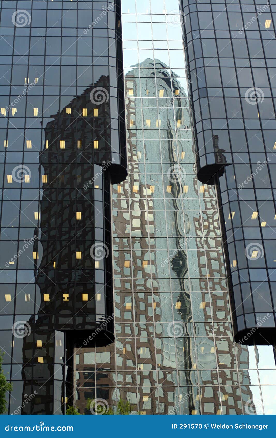 Skyscraper Reflection stock photo. Image of rectangle, hotel - 291570