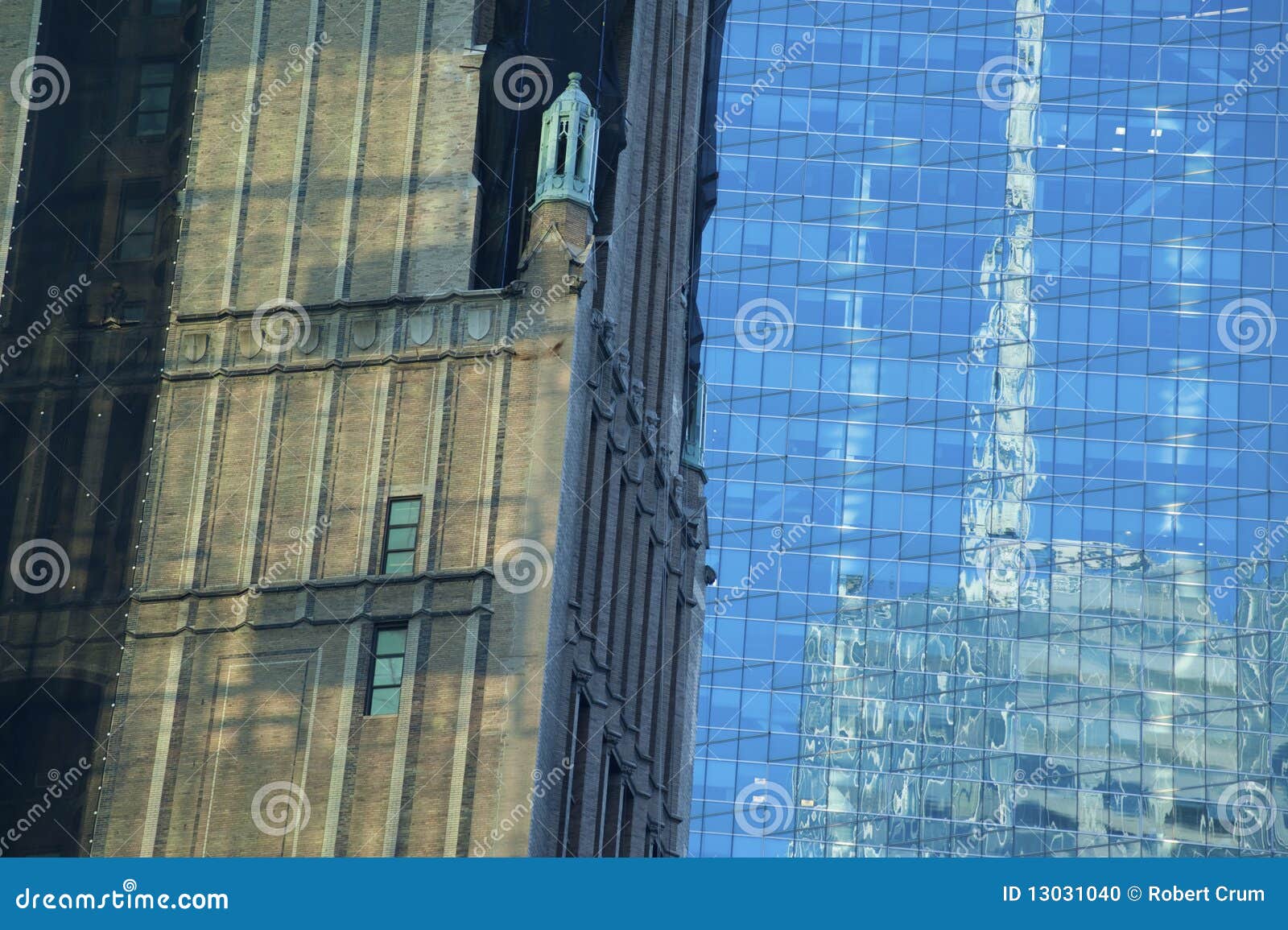 Skyscraper reflections stock photo. Image of north, urban - 13031040