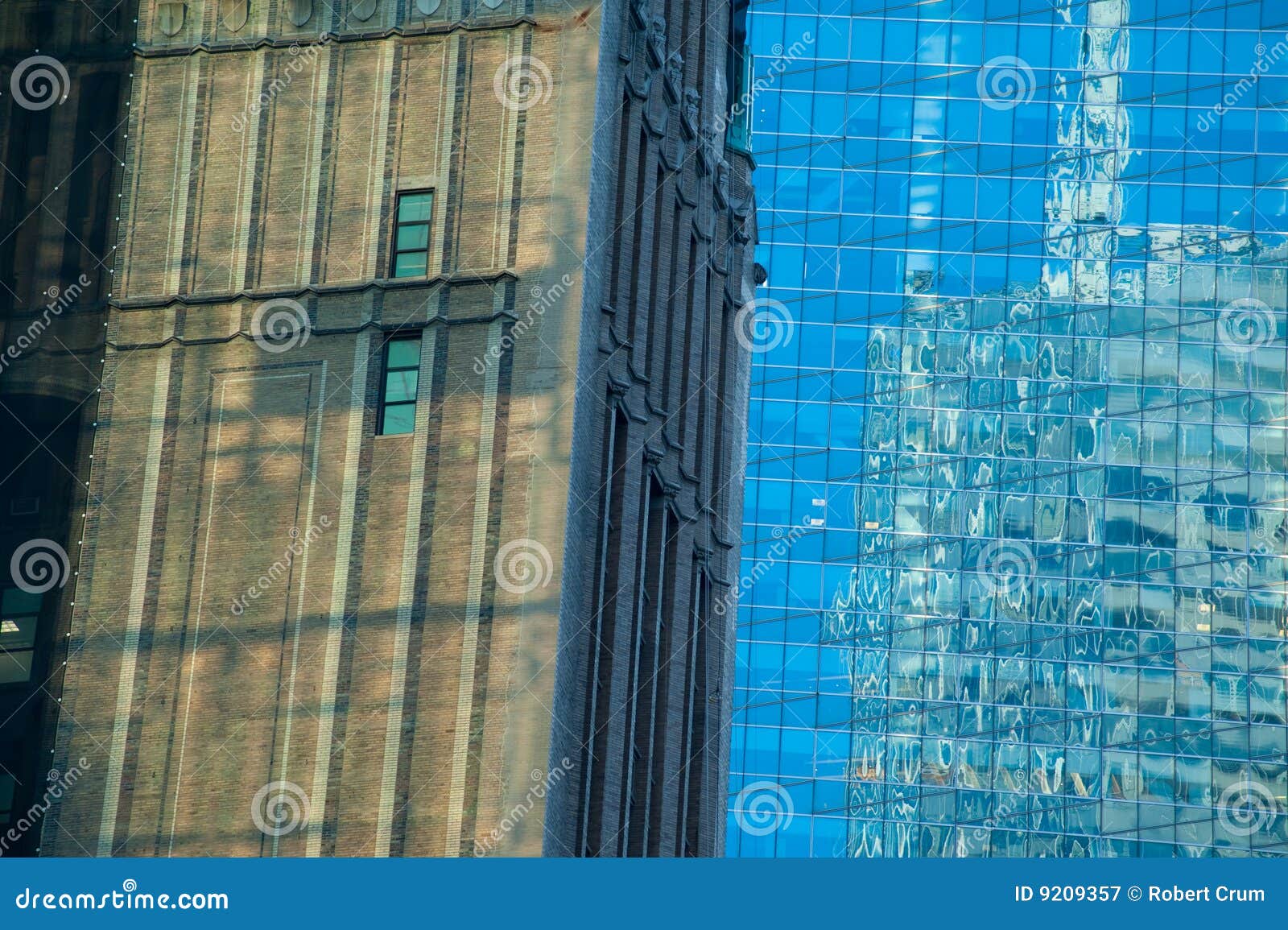 Skyscraper reflections stock image. Image of urban, landscape - 9209357