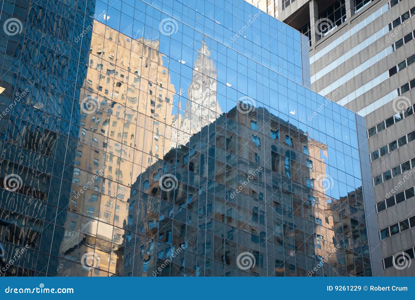 Skyscraper reflections stock image. Image of state, america - 9261229